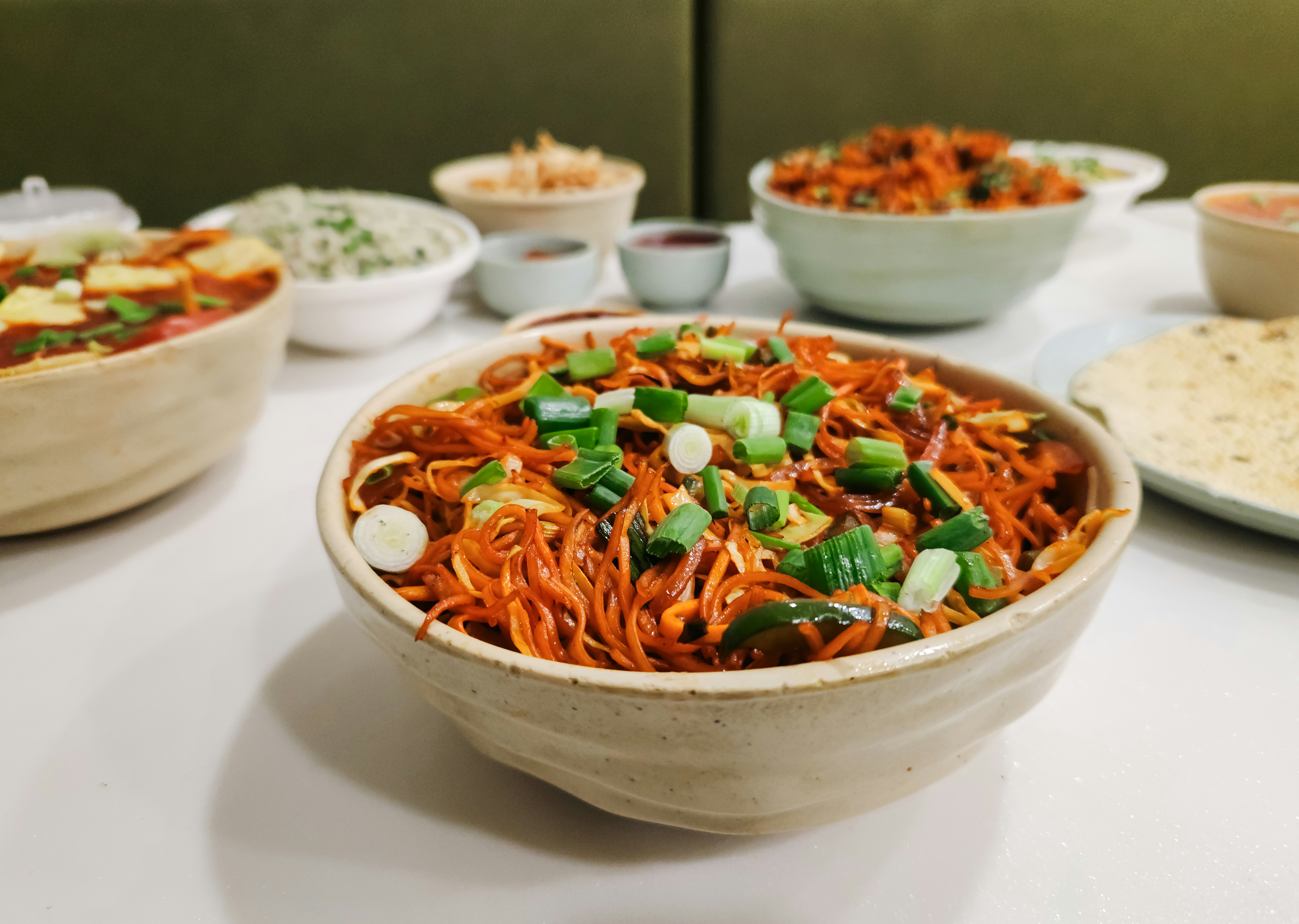 Spiced Noodles in a Creamy Bowl: A Center-of-Table Moment