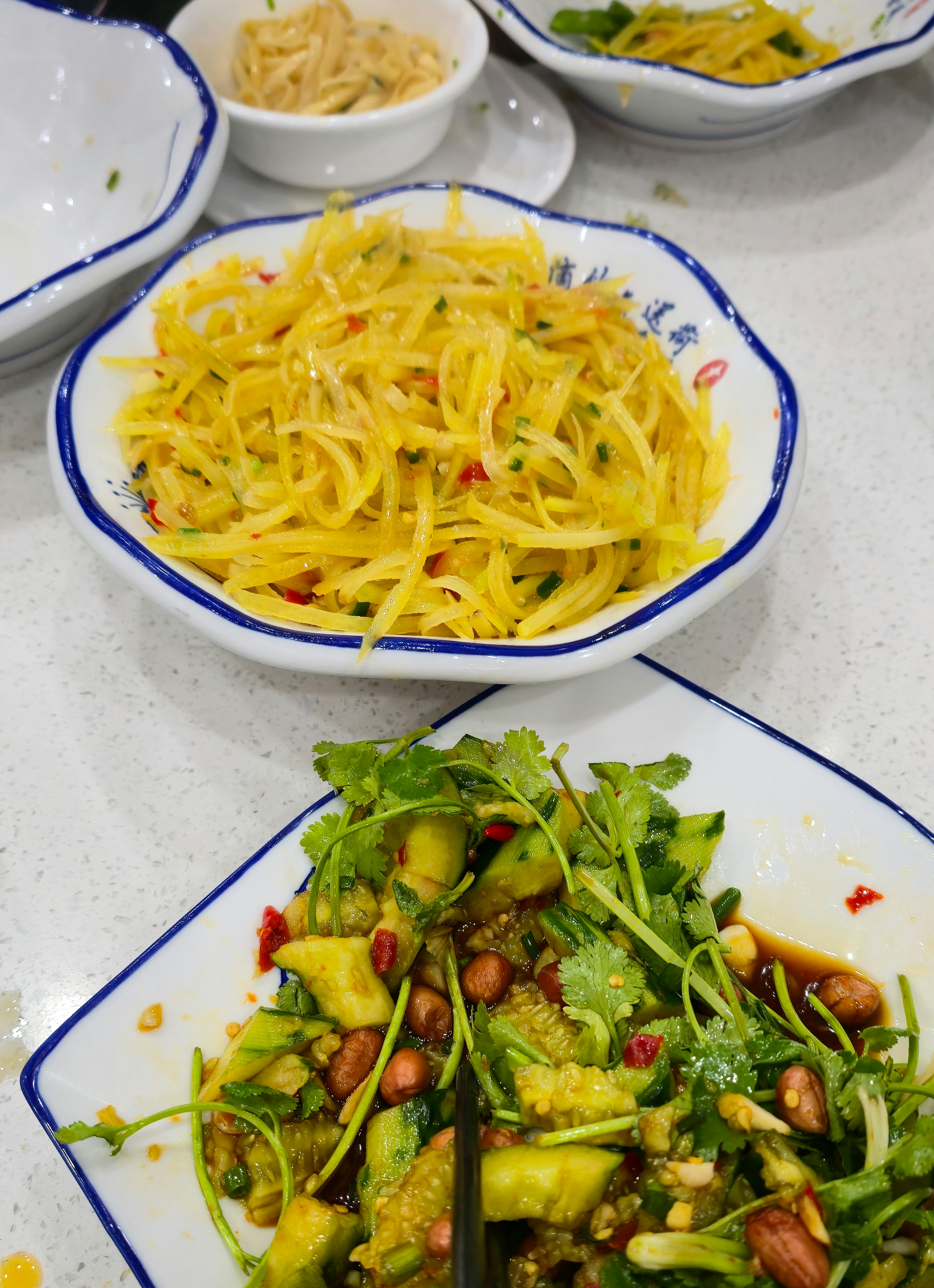 Yellow Ribbon Noodles and Garden Fresh Salad Duo