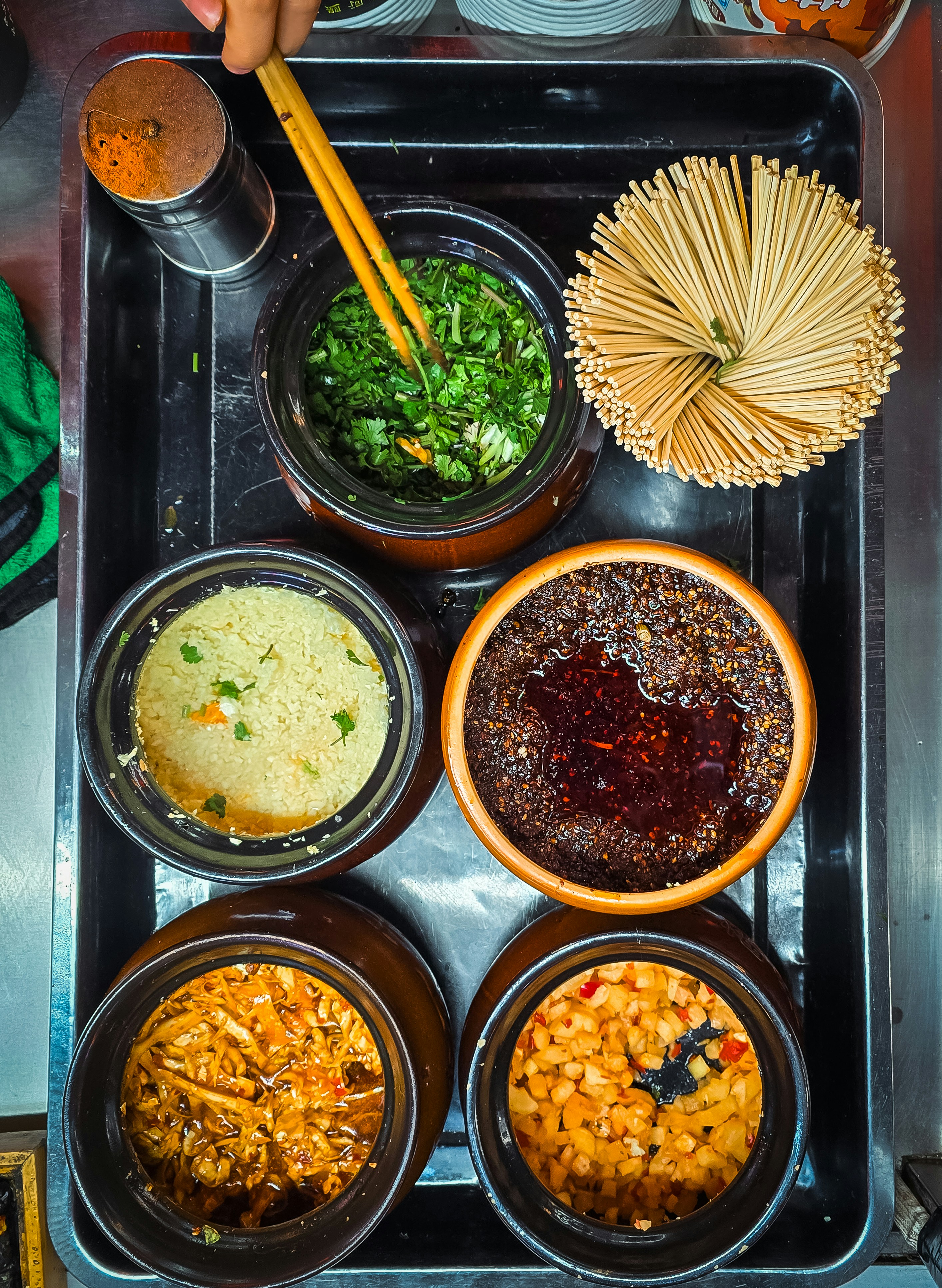 Five Potent Bowls: A Top-Down Tapas of Fermented Flavors
