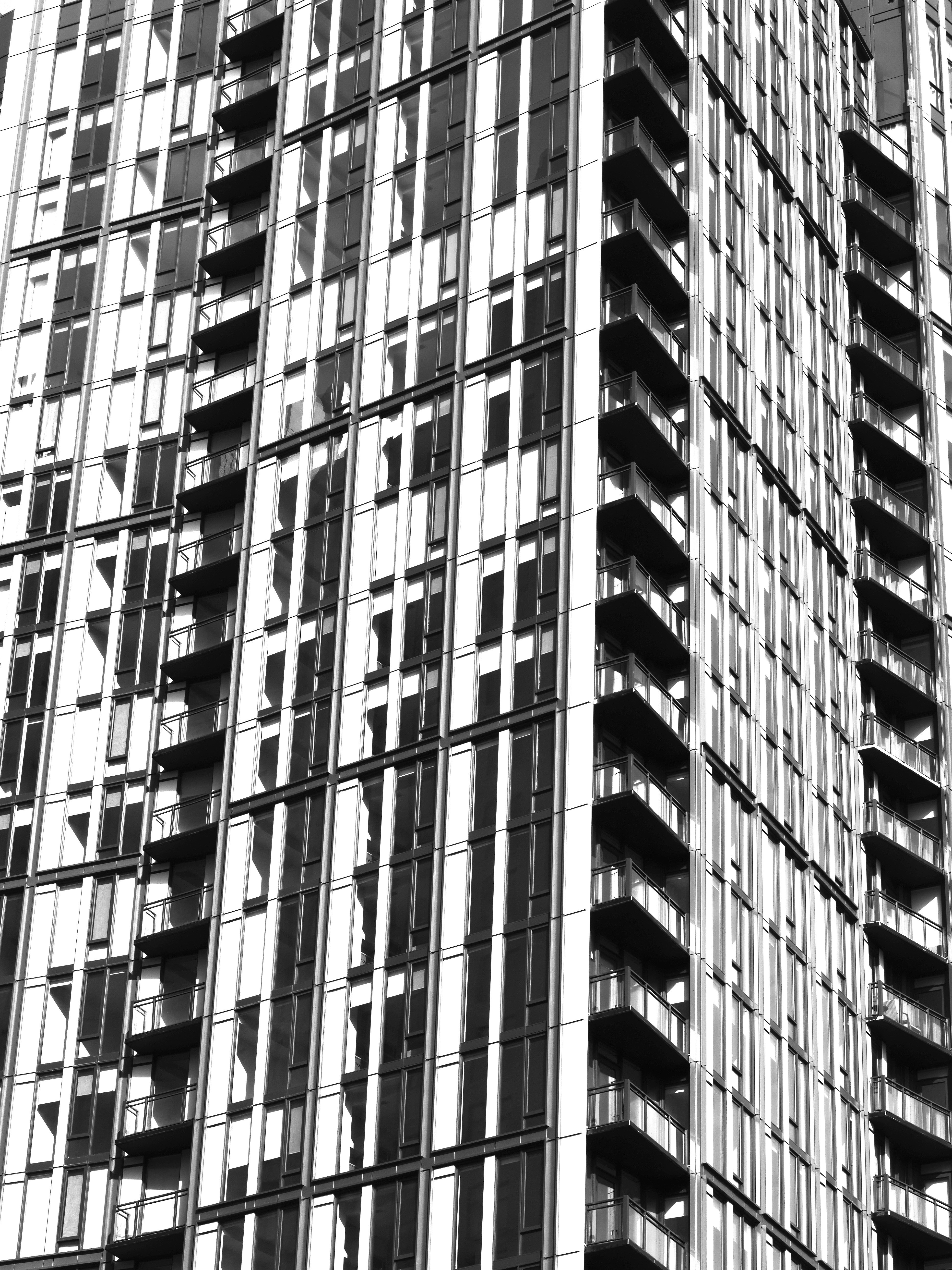 Gridwork in Shadows: A Maze of Facades