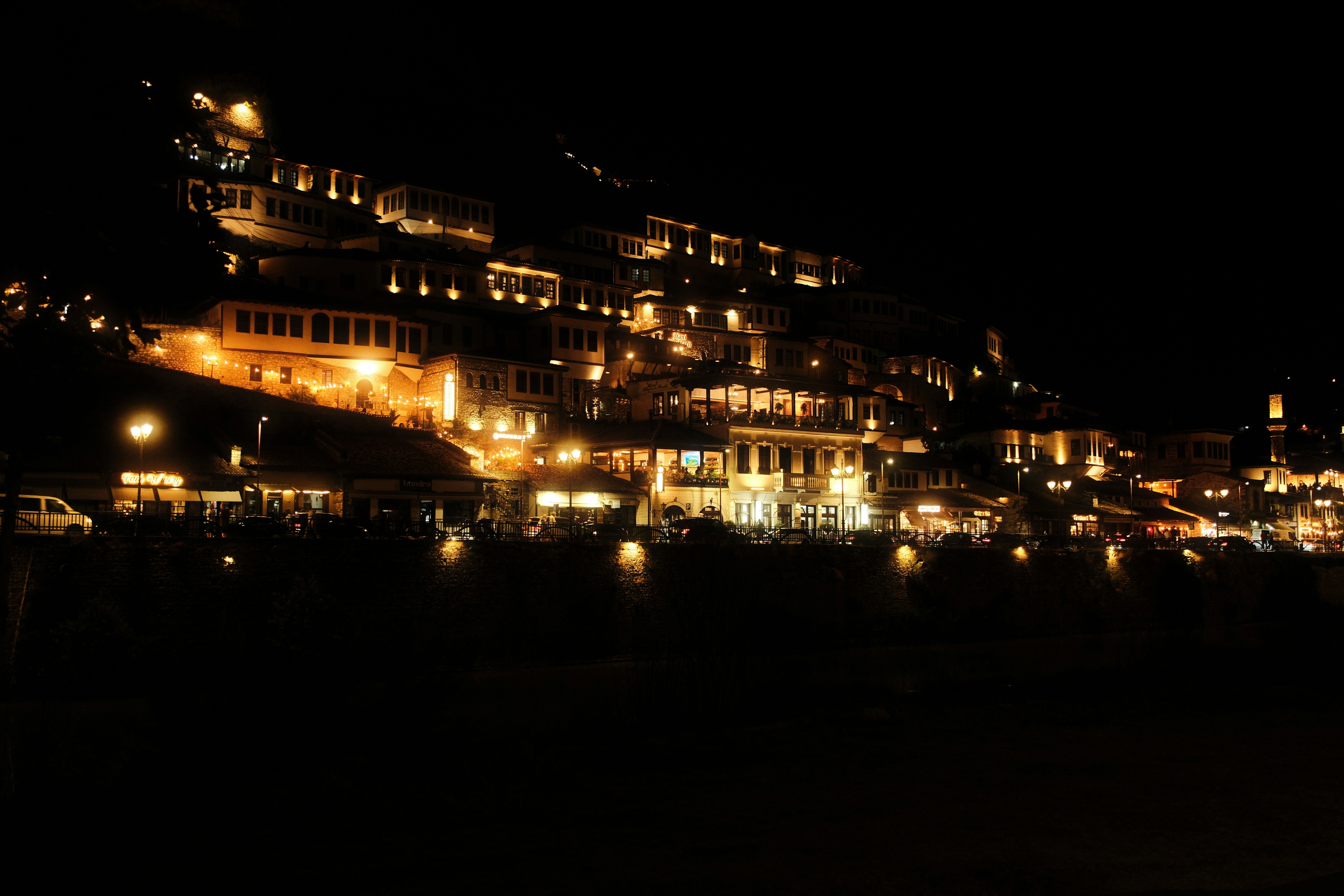 Luminous Village by the Shorelines