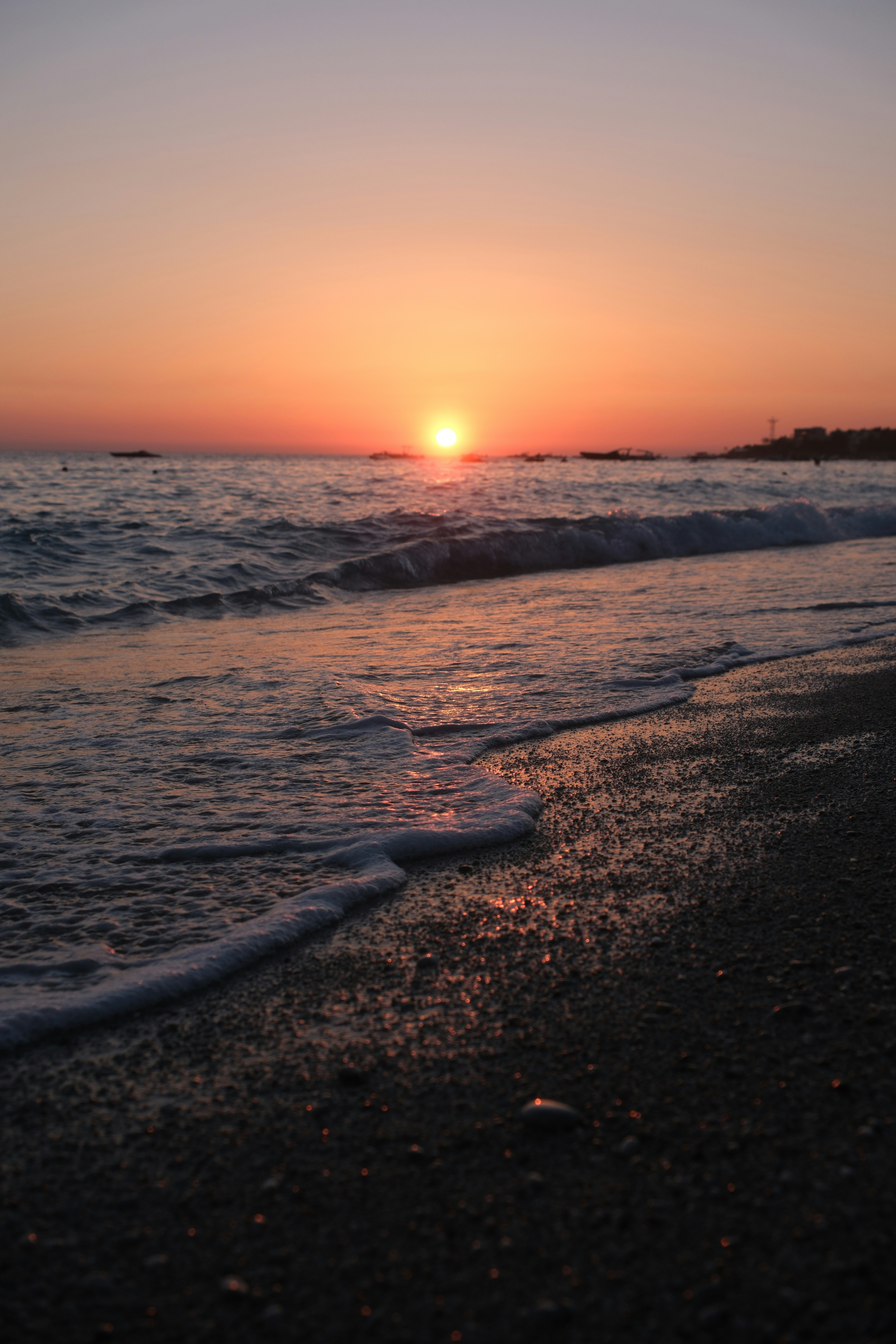 Horizon’s Ember: Evening Break on a Quiet Shore
