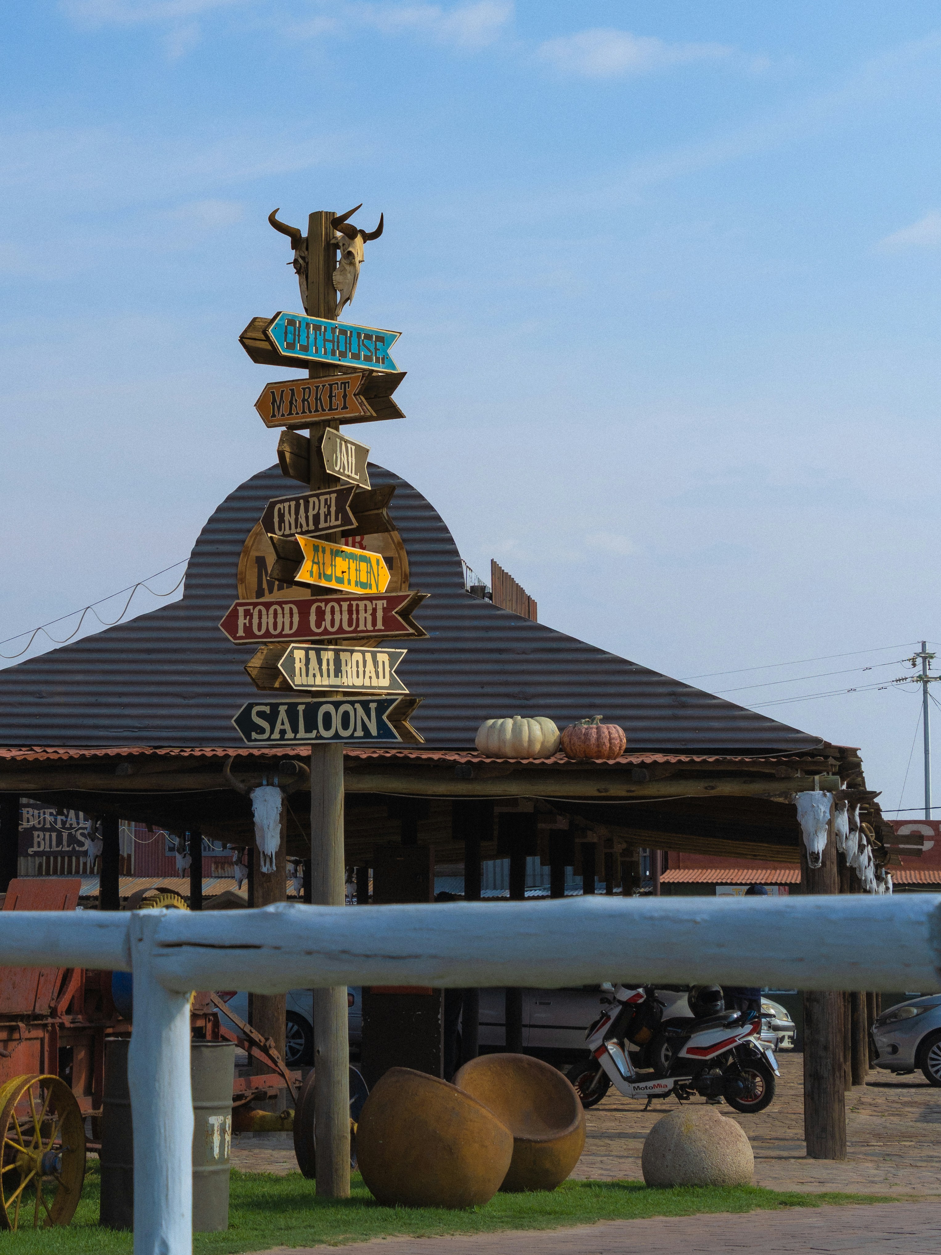Signpost Redux: A Western Promenade at the Edge of Town