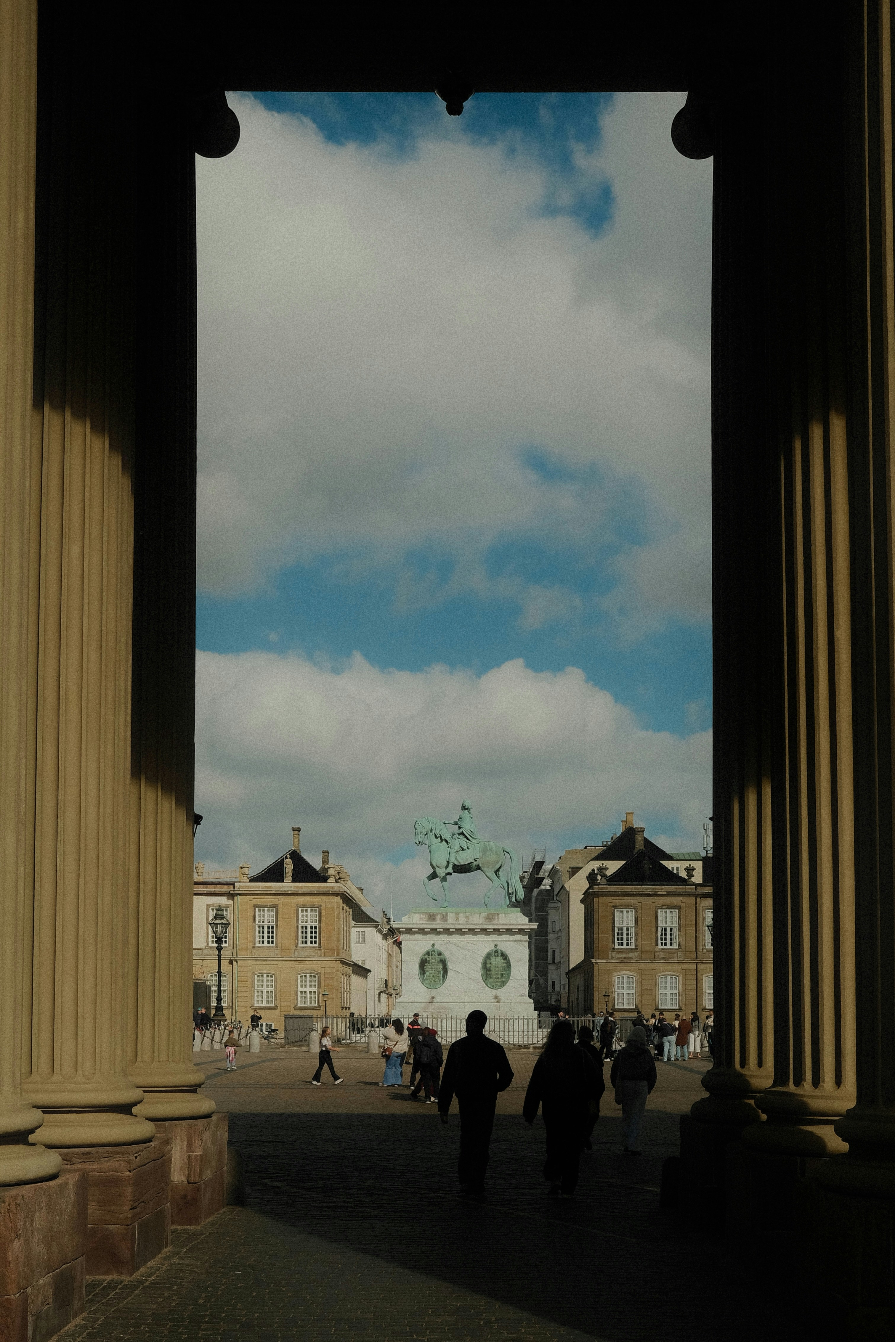 Through the Gate of Columns to the Equestrian Monument