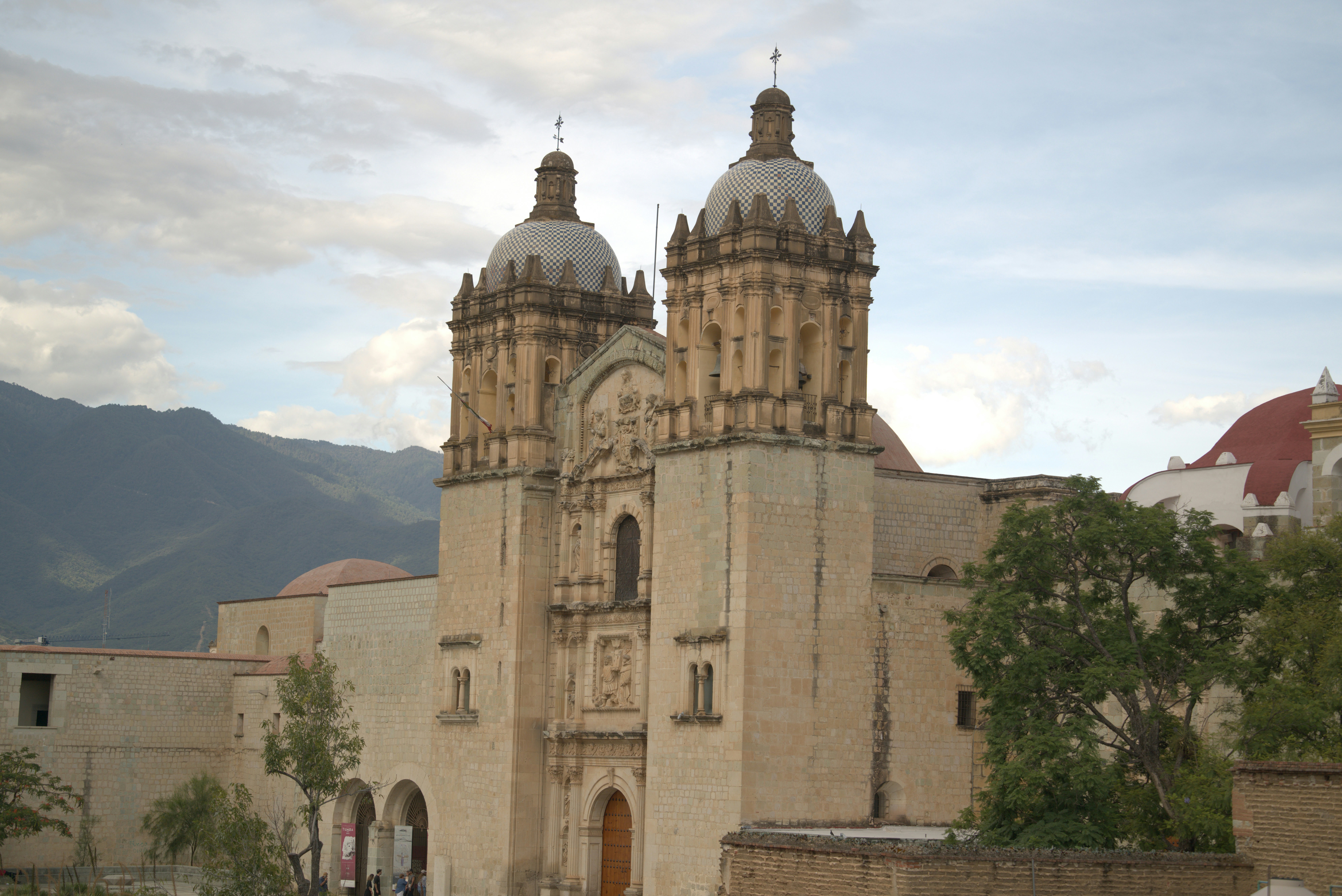 Cathedral Facade Beneath Clouded Sky