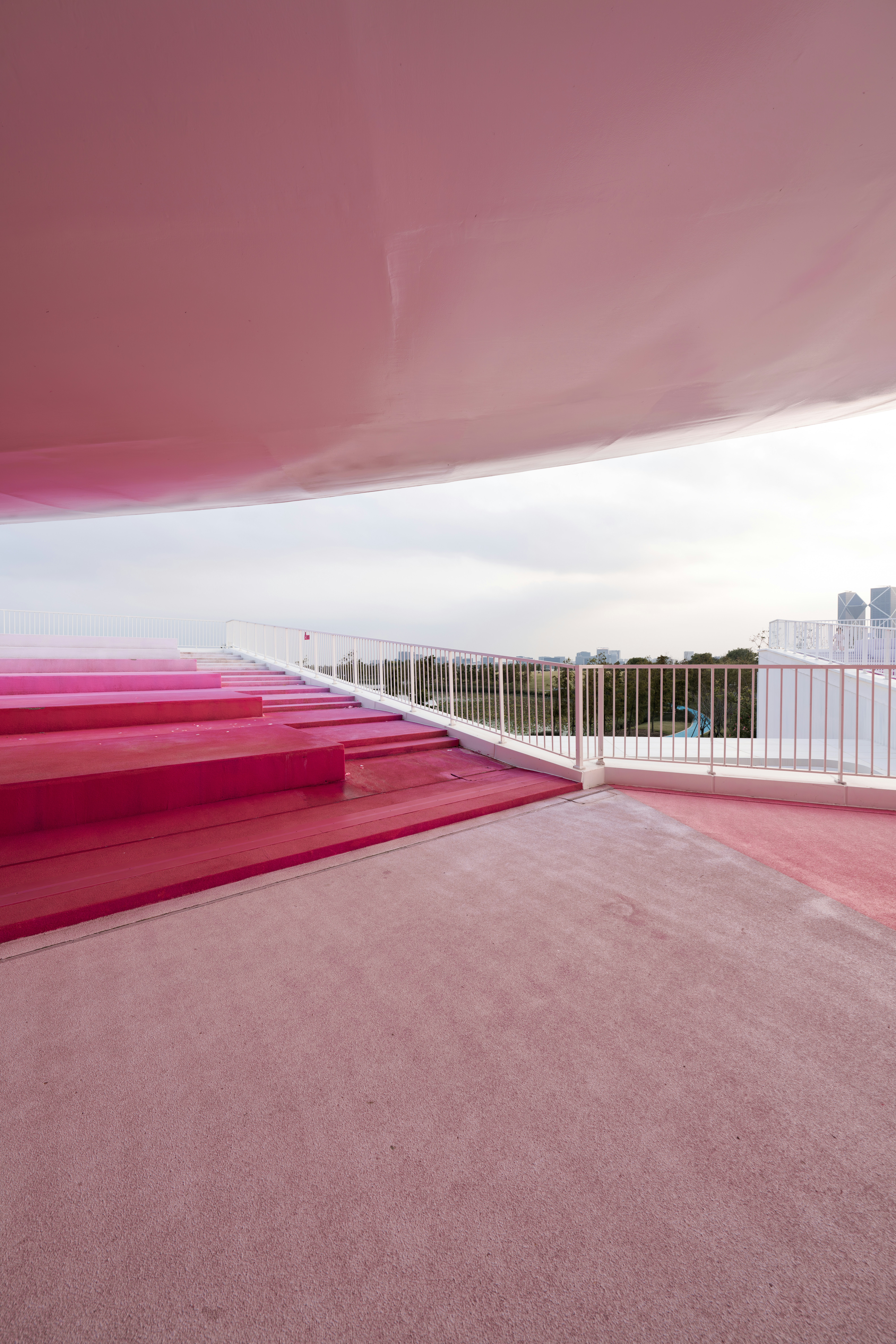 Pink Ramp to the Skyline