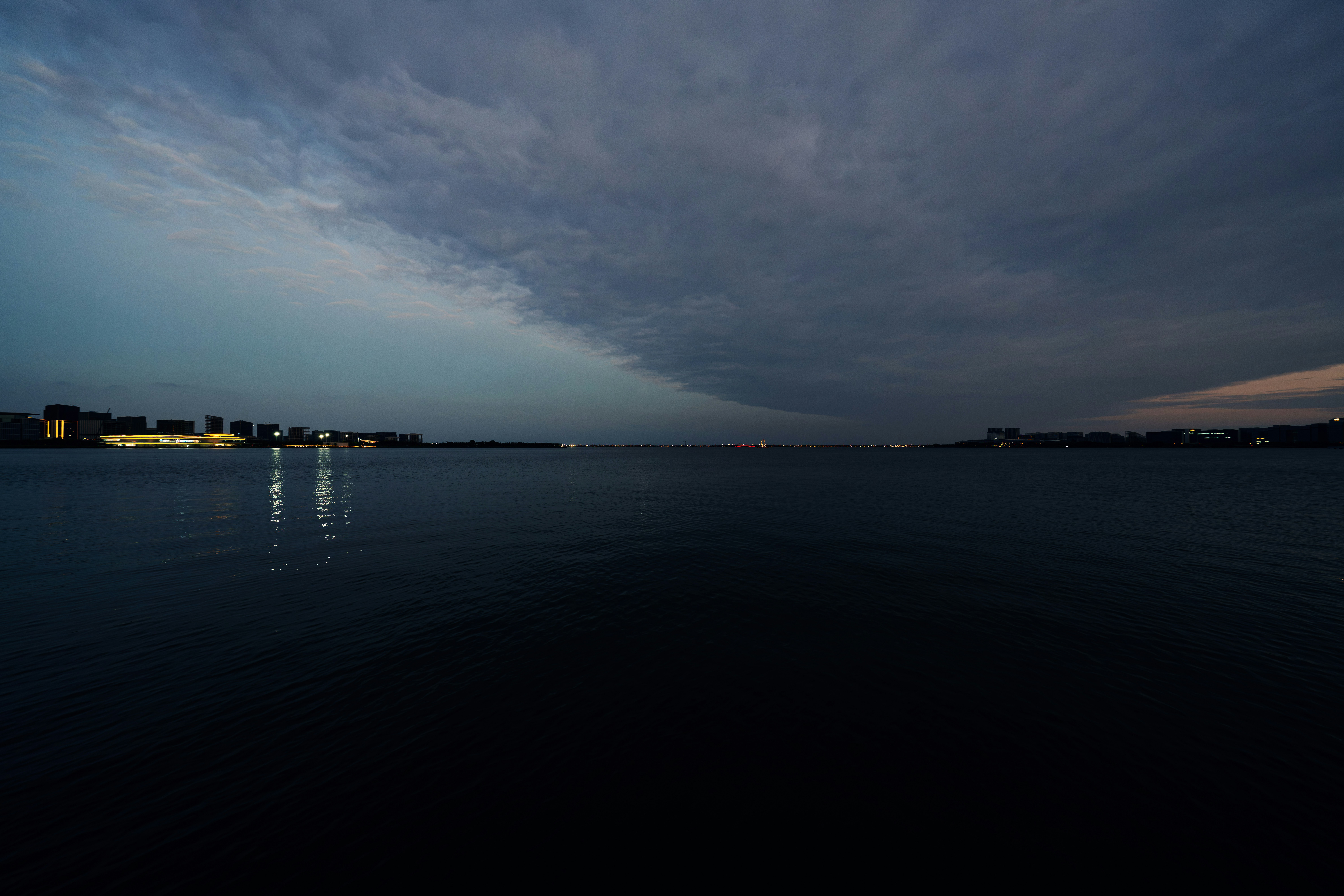 Dawn Over Quiet Harbor: Edge of Sky and Water