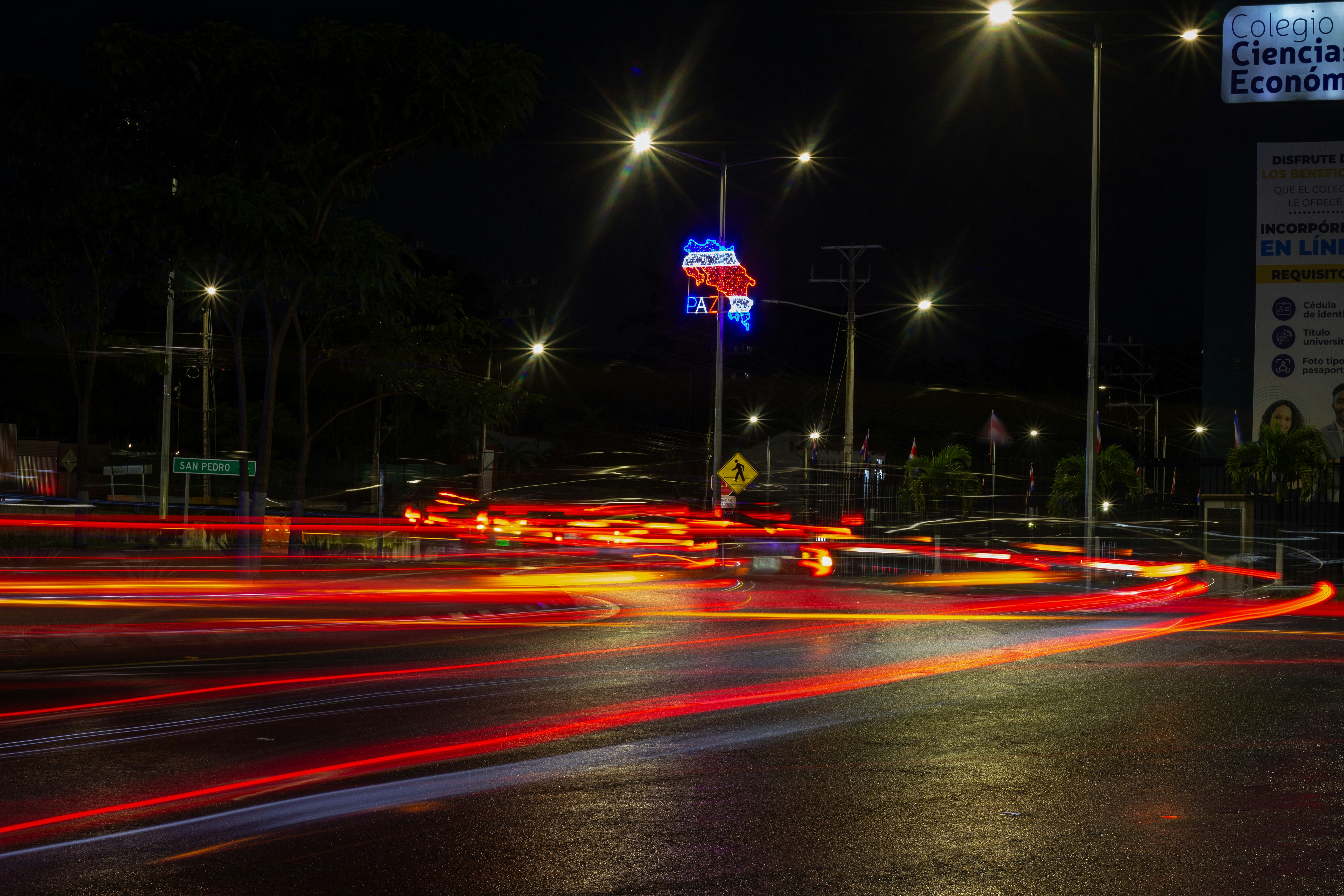 Neon Night Run: A City Street in Flux