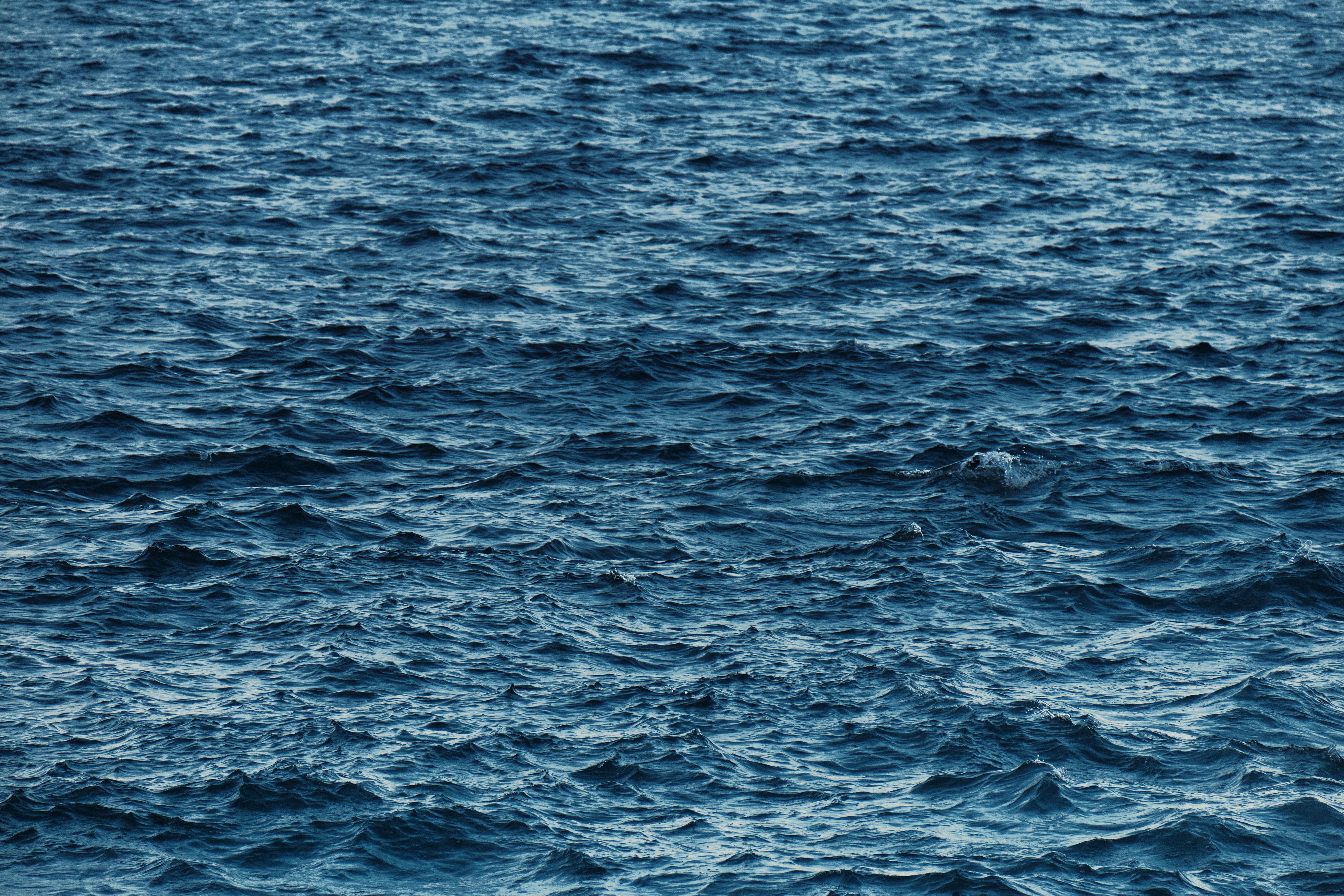 Midday Compass on a Distant Ocean Surface