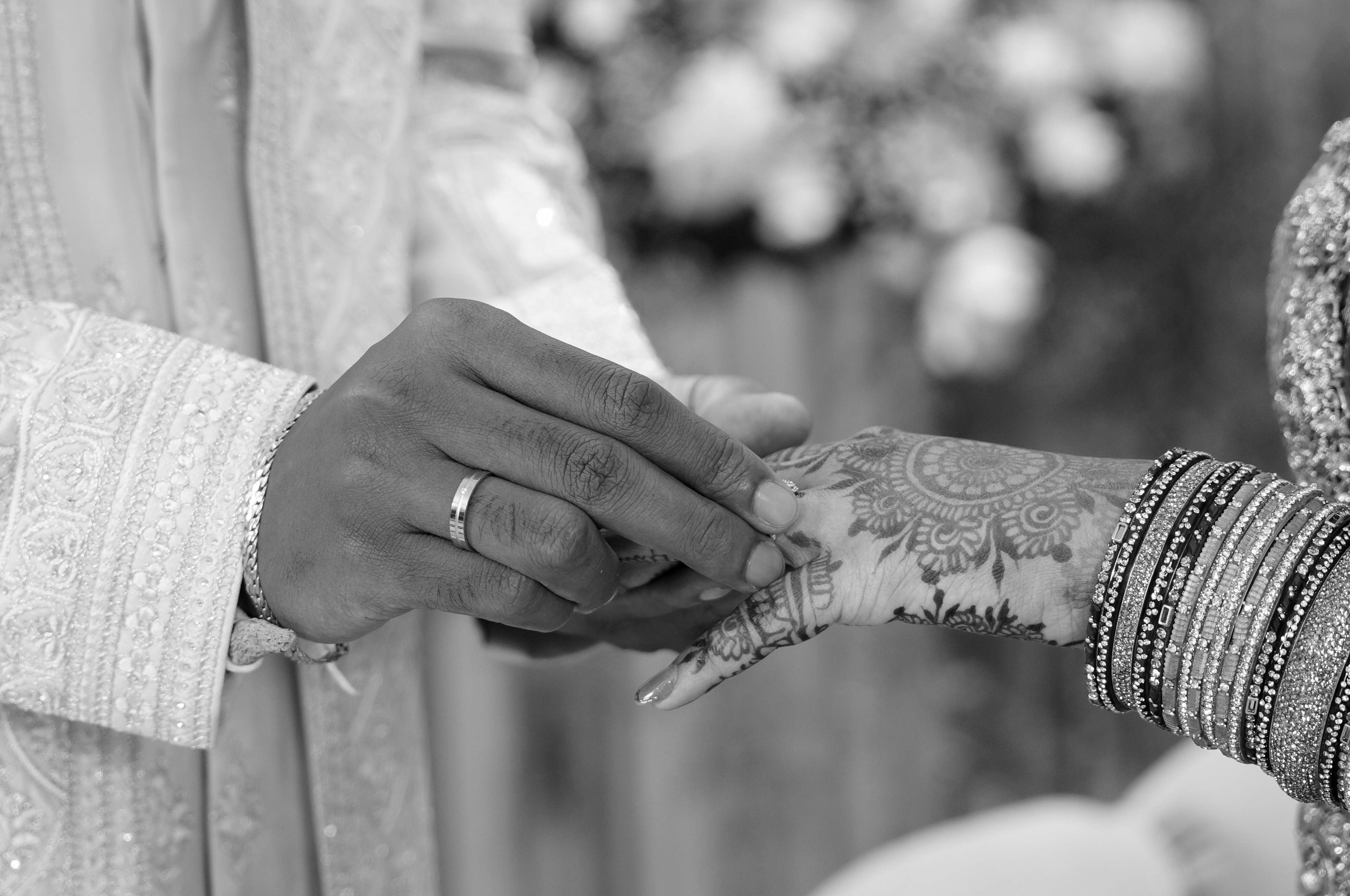 Tied Hands: A Quiet Exchange of Rings and Traditions