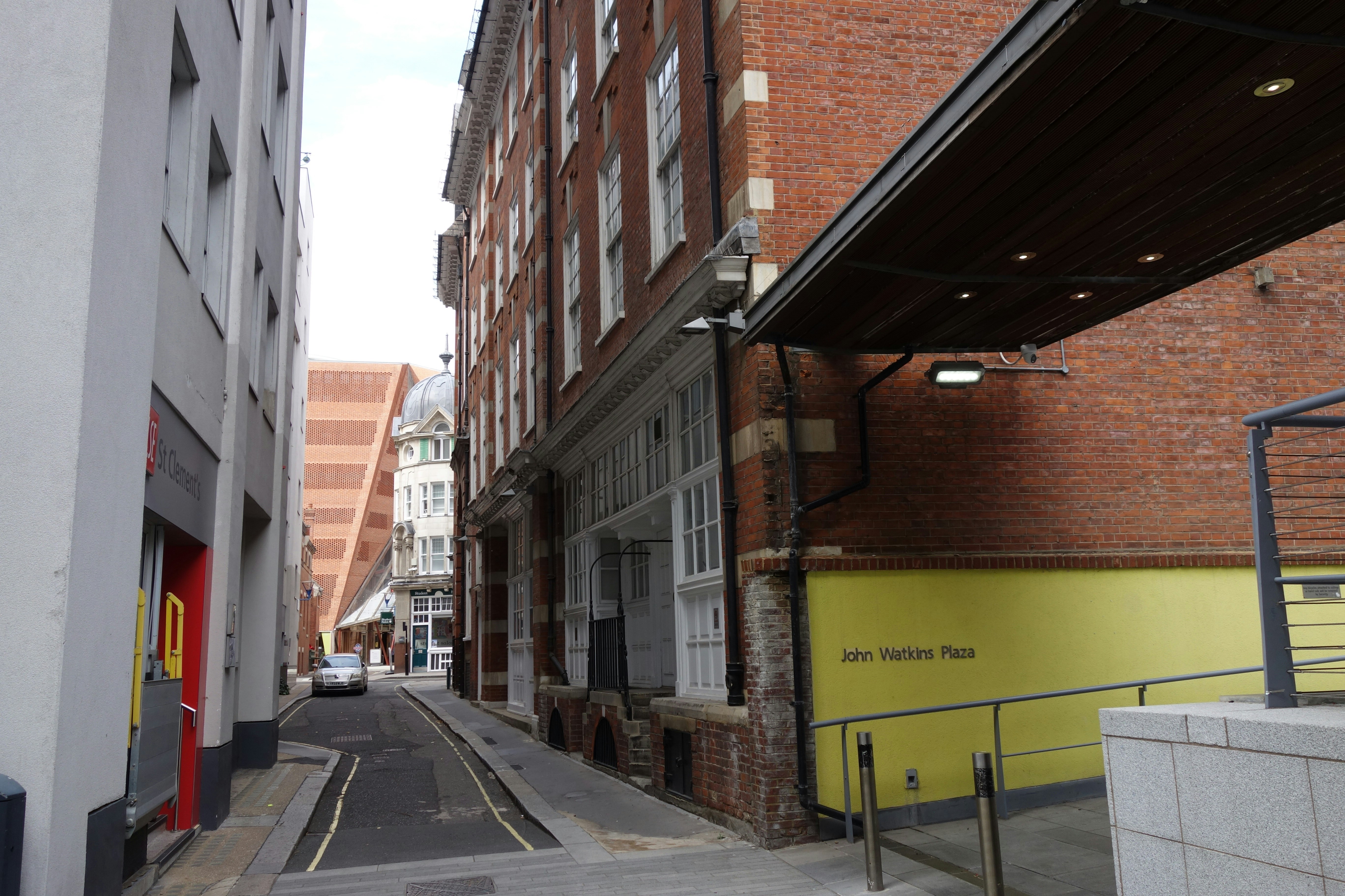 Narrow Lane to a Brick-Wounded Corner