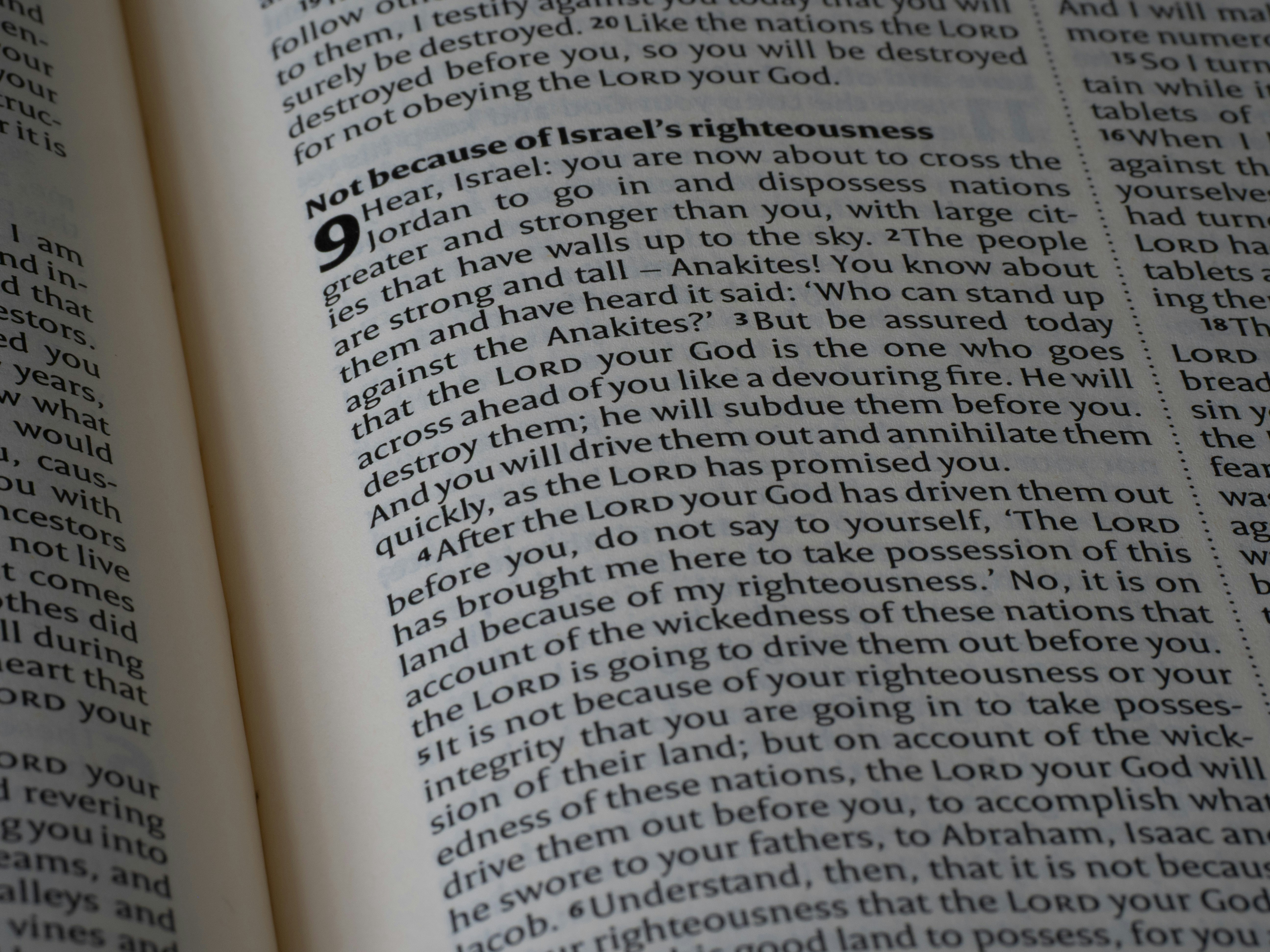 Ink of a Moment: Close-Up of a Page from a Hebrew Scripture