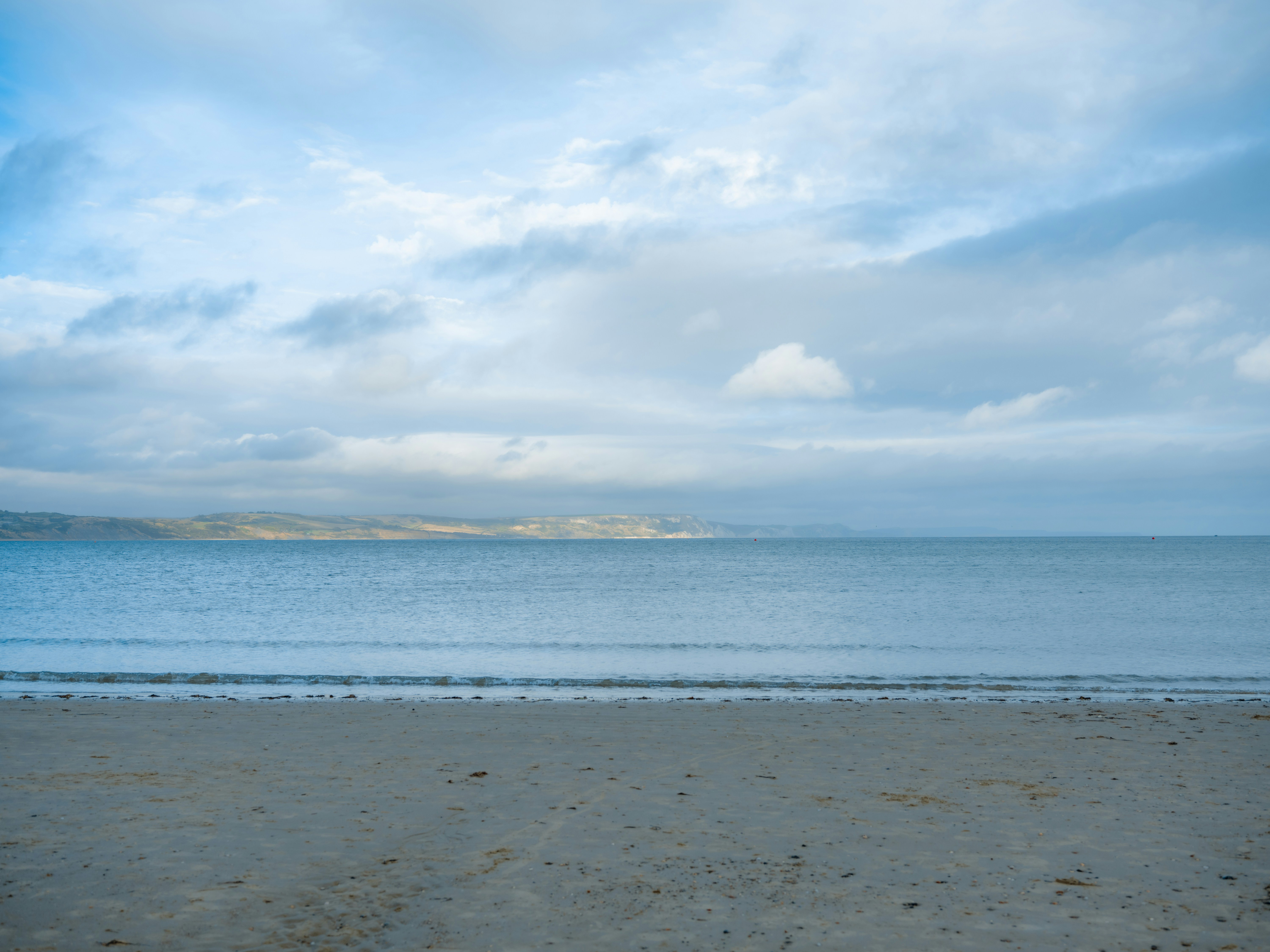 Distant Horizon Over Quiet Seaside