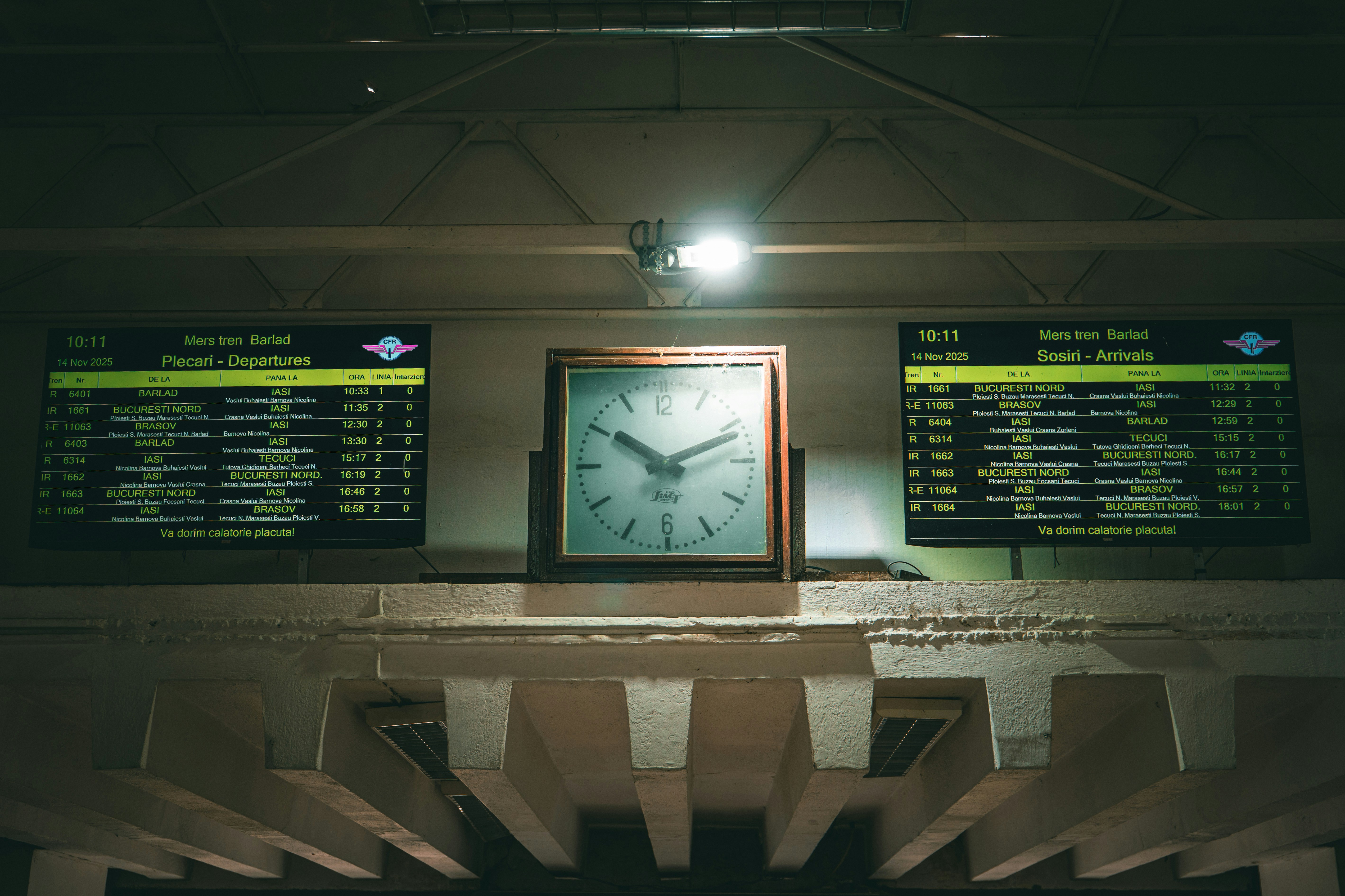 Midnight Clockwatch at the Terminal Gate