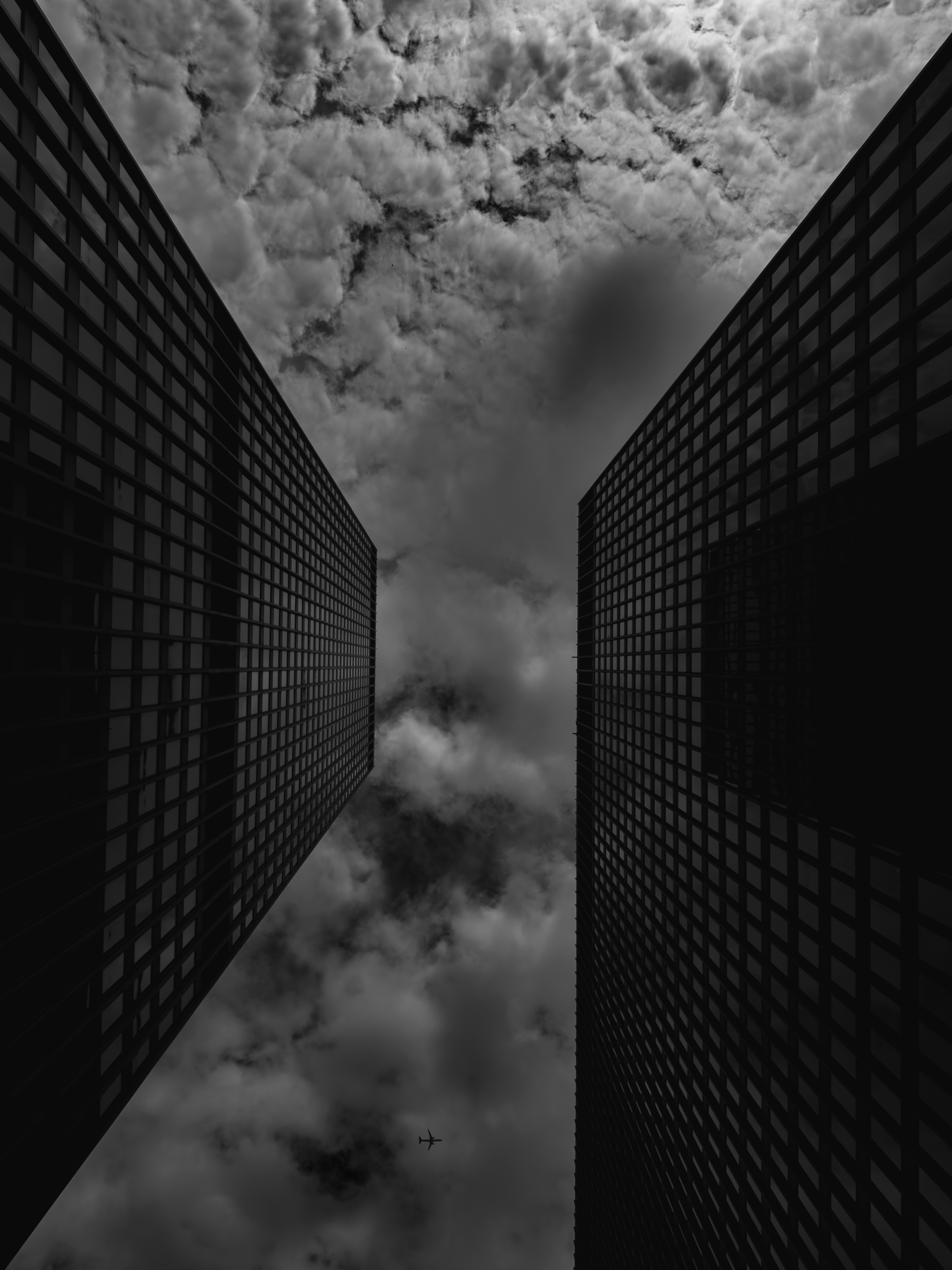 Skyward Between Glass Giants