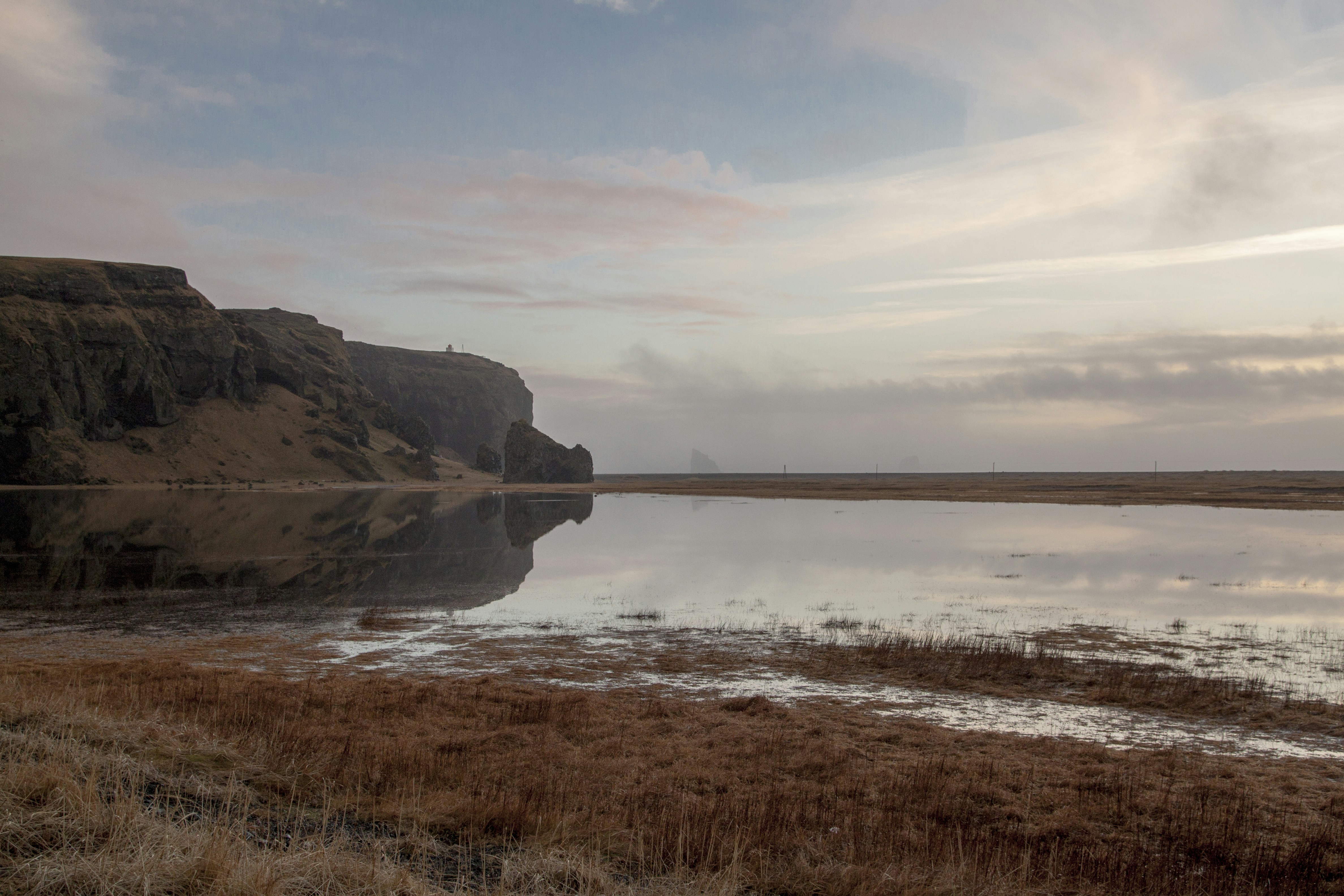 Reflected.