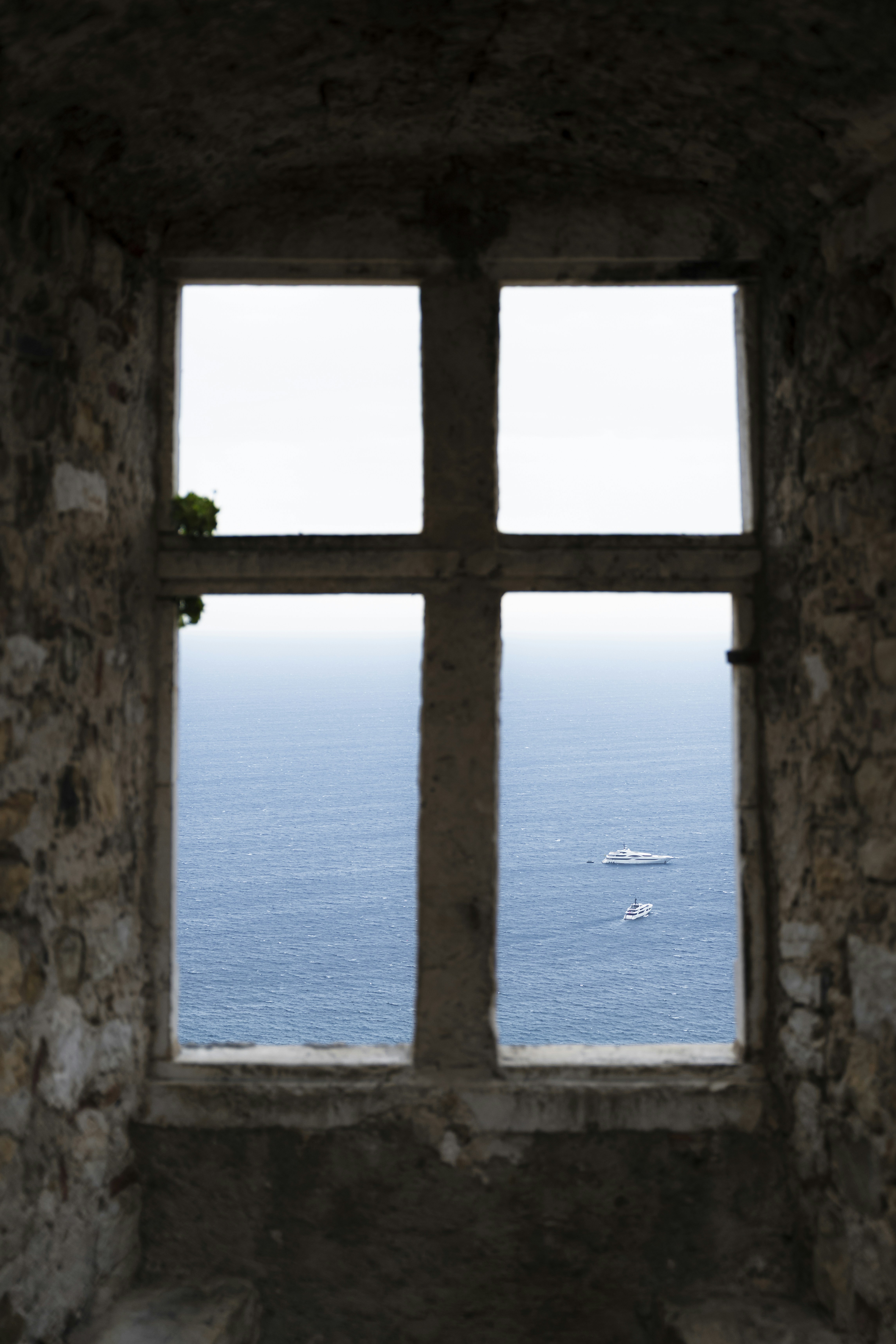 Sea Vista Through a Warped Window