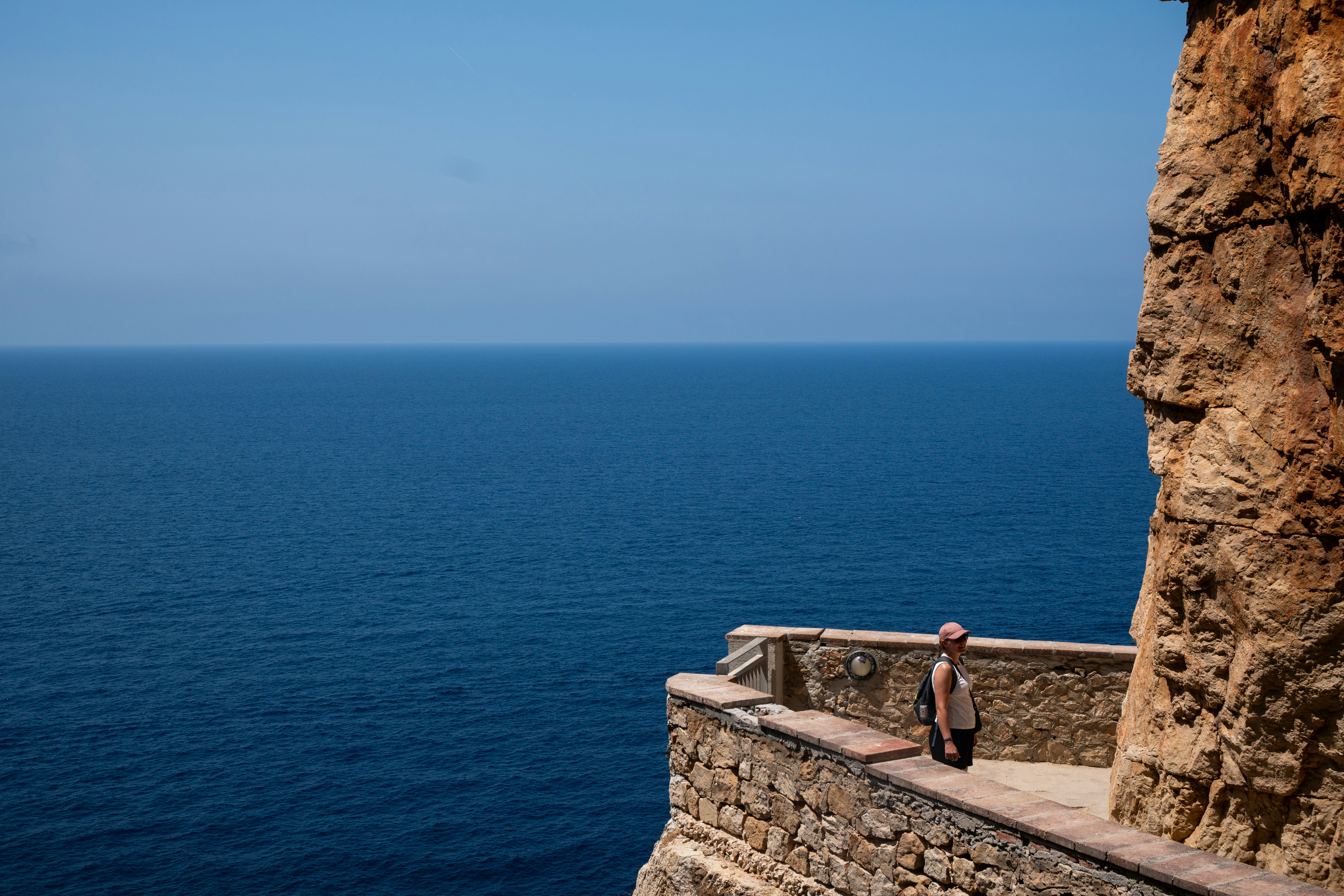 Terrace over the Infinite Blue