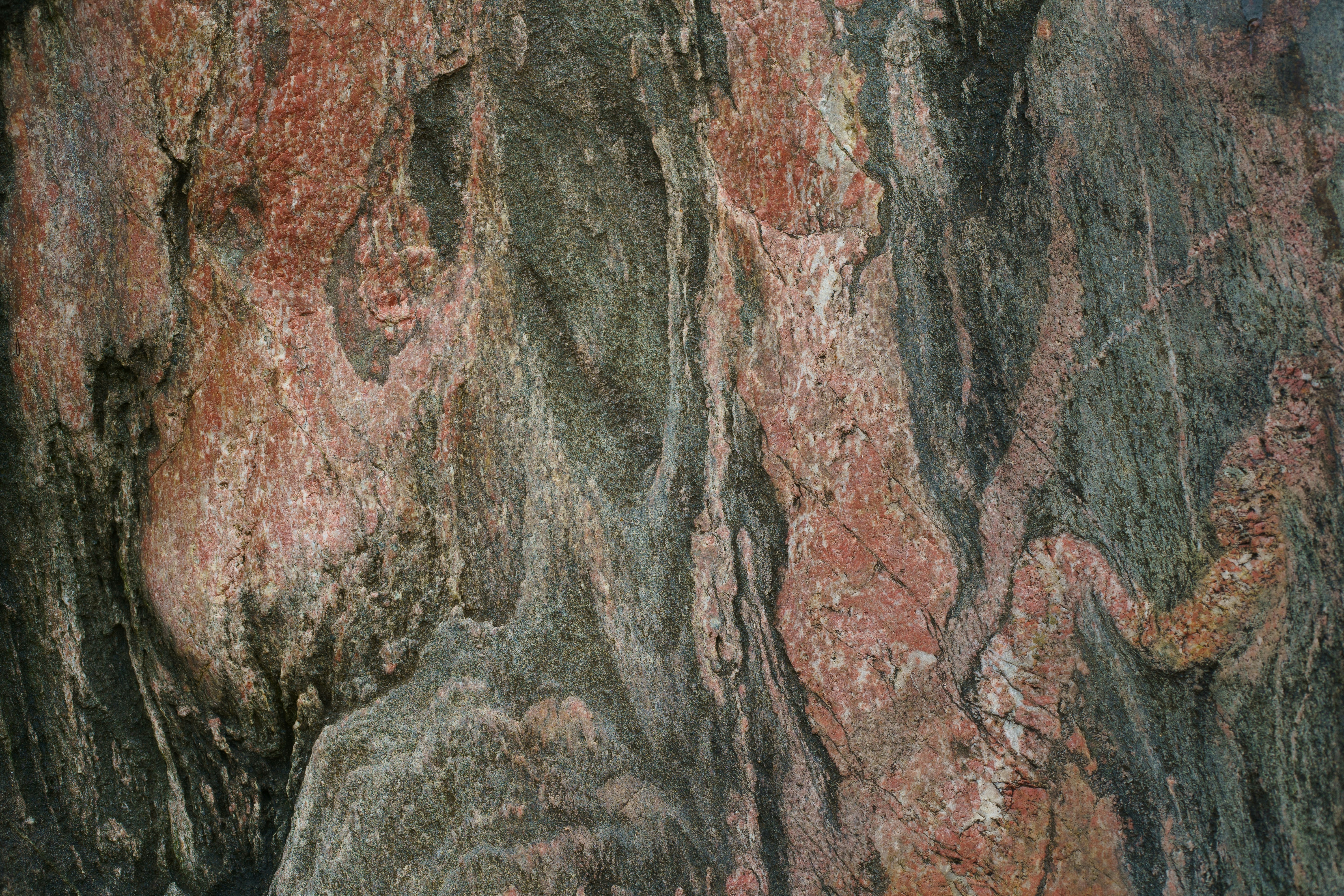 Weathered Palette: Iron-Gray Strata in Quiet Rock
