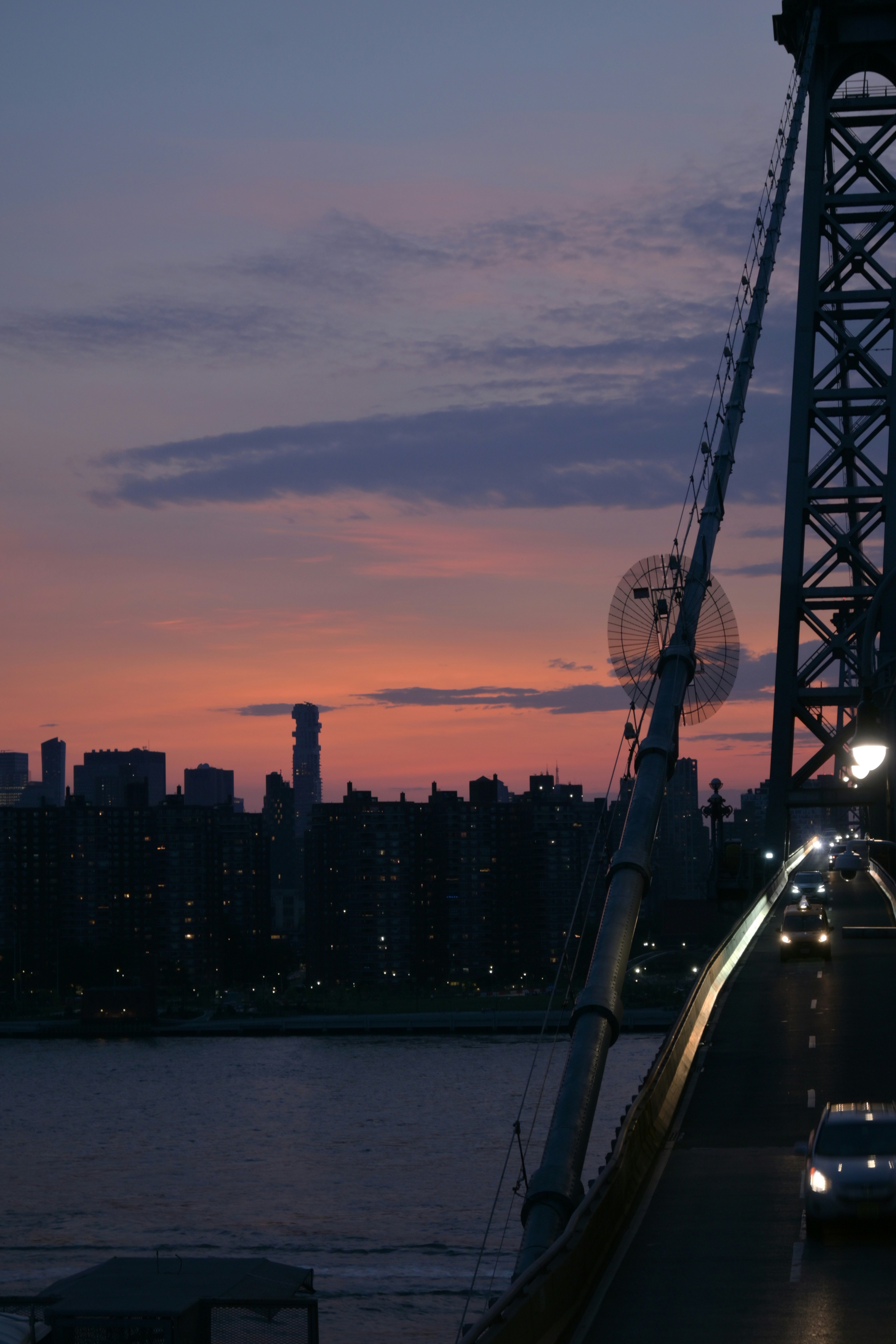 Quiet Dusk Over the River Bridge