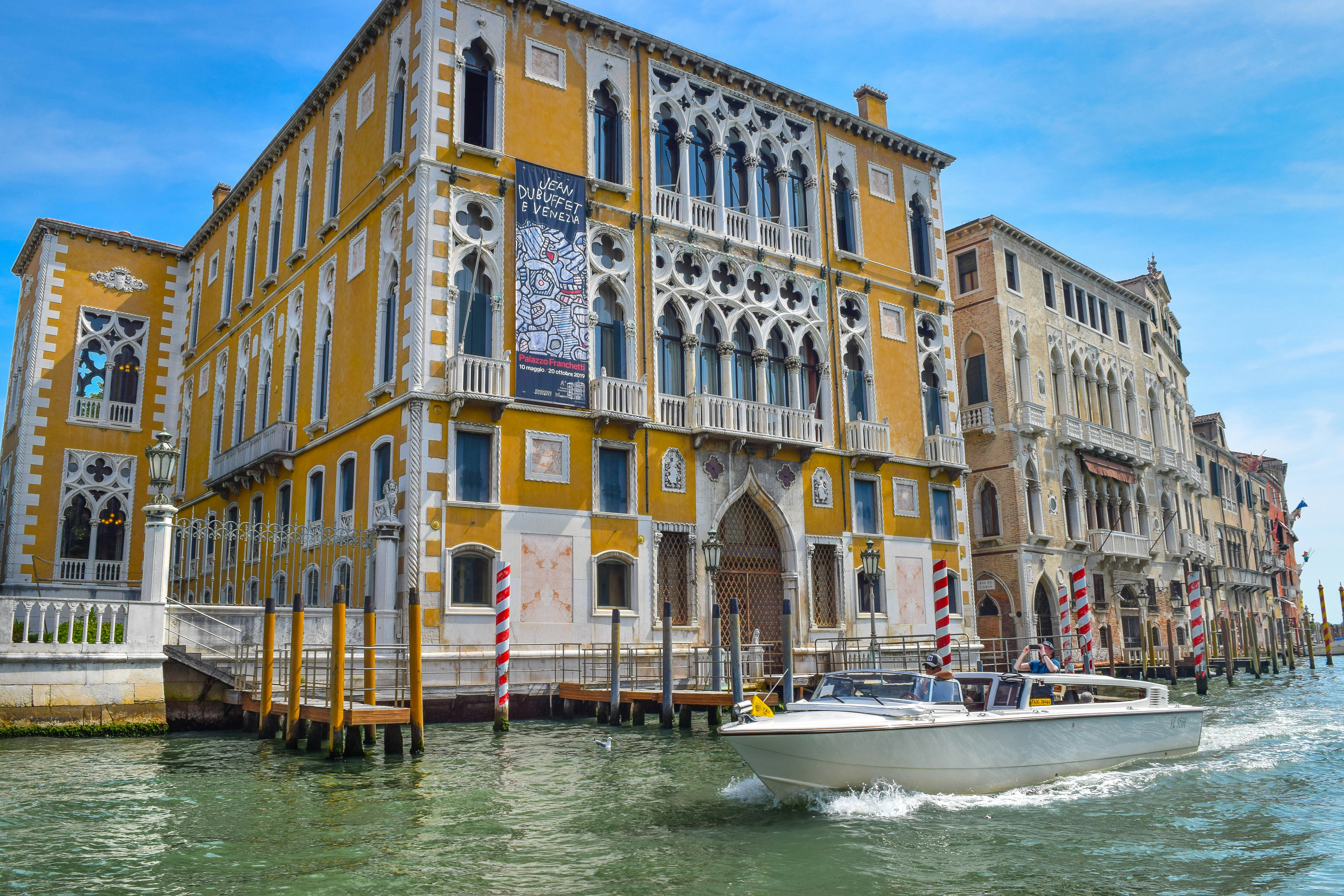 Sunlit Venetian Facades Along the Quiet Canal