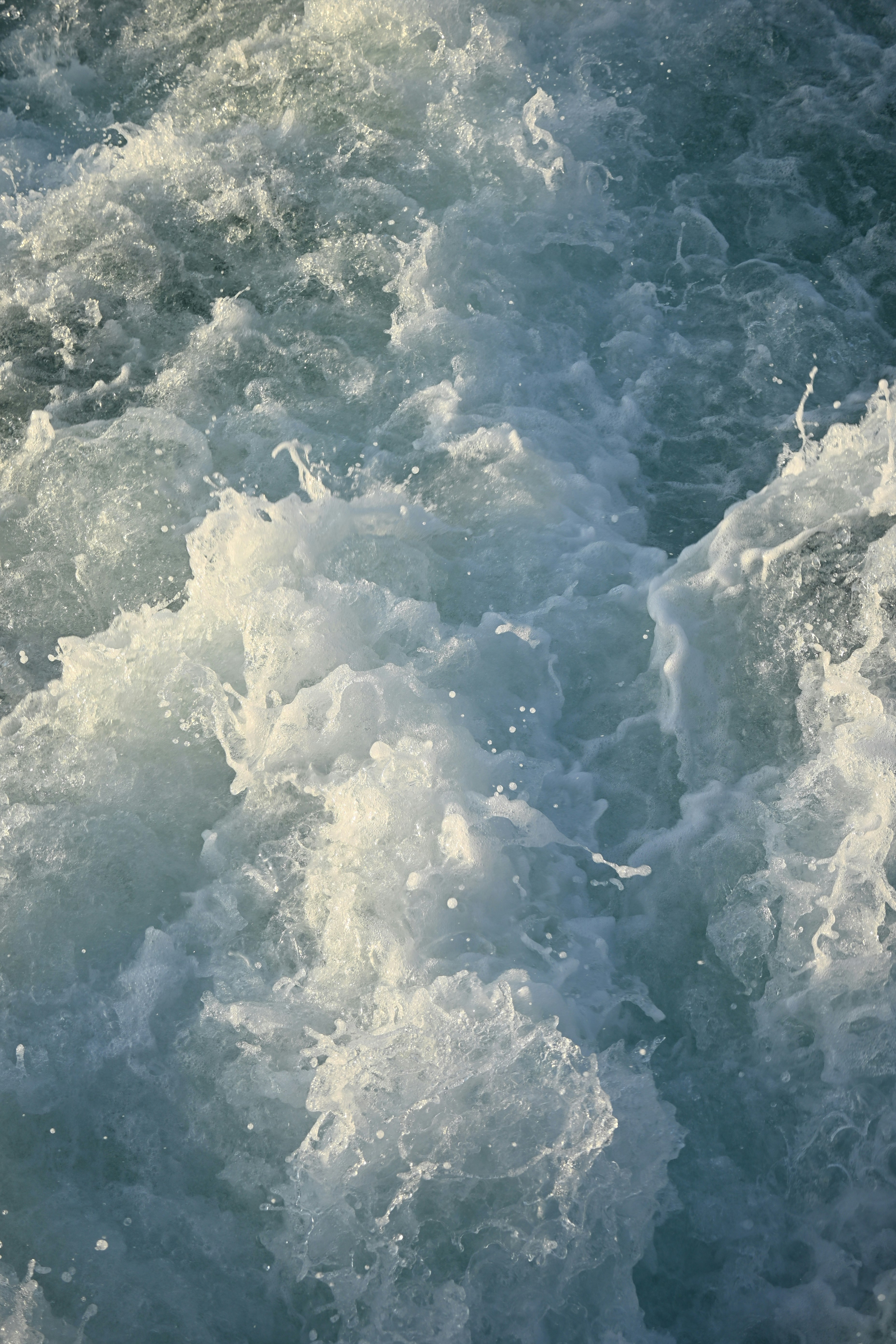 Whispering Tide: Ridges of Churning Aqua