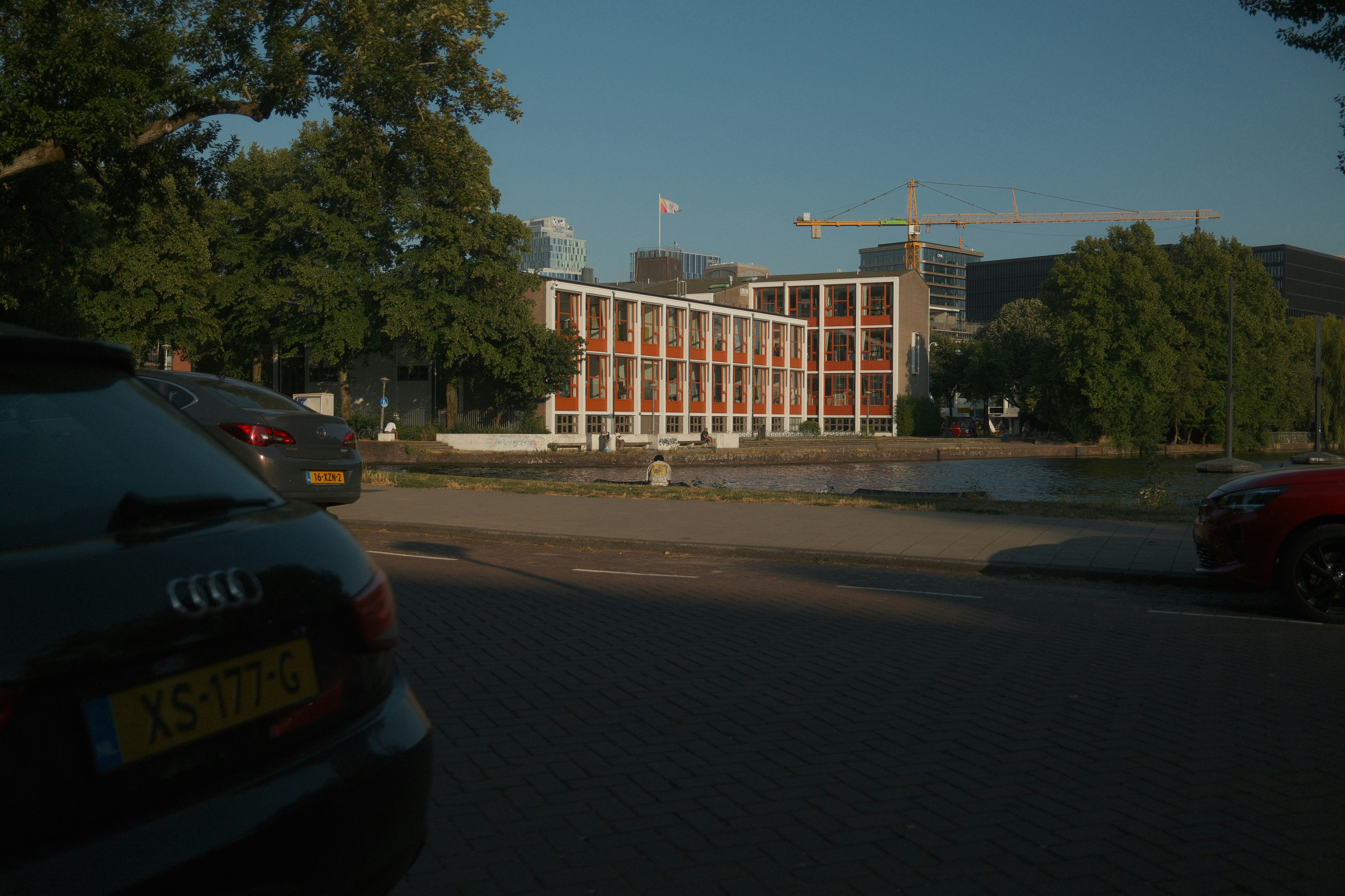 Urban Construction Wake Across the Waterfront Campus