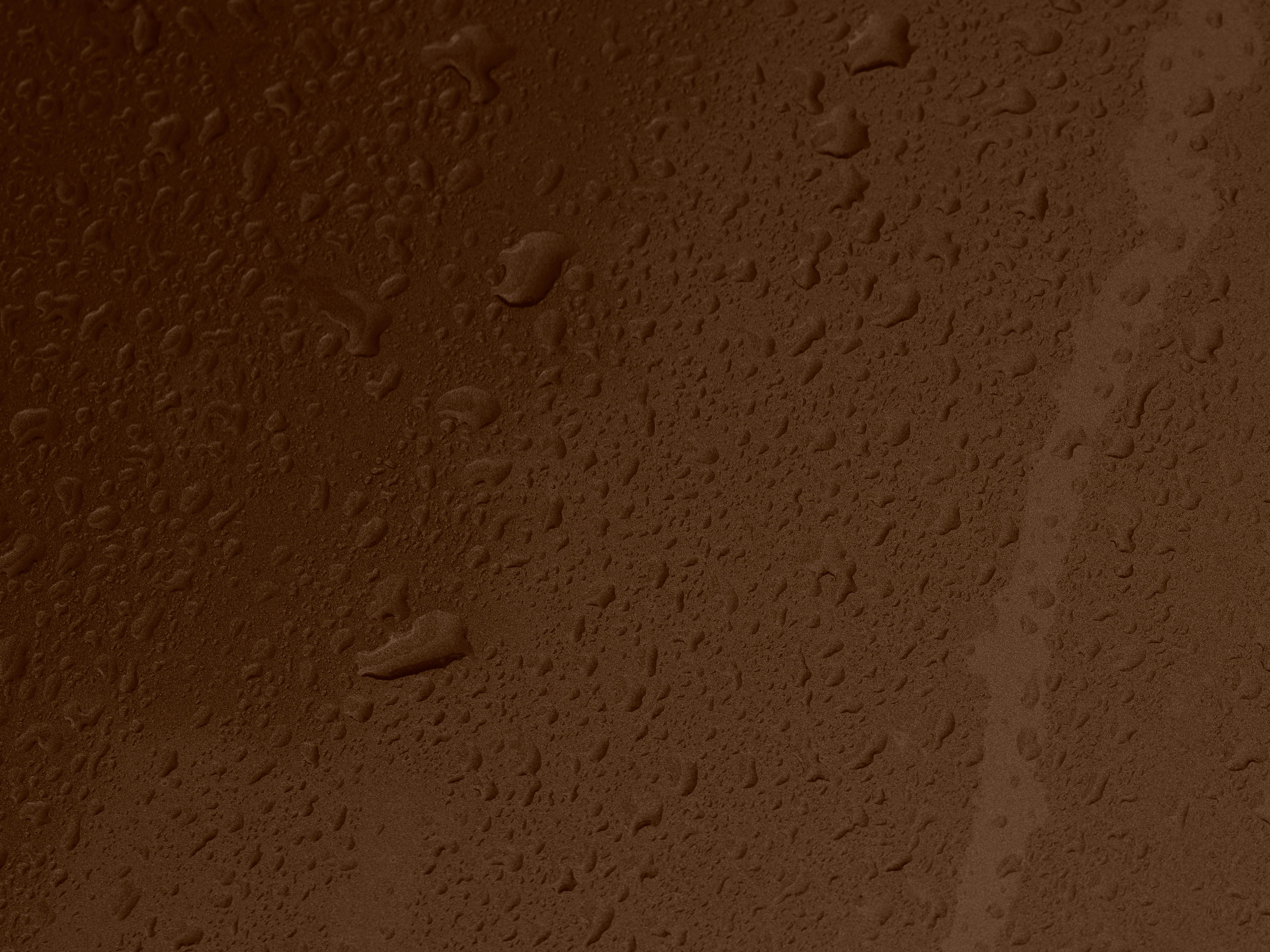 waterdrops on a metal surface