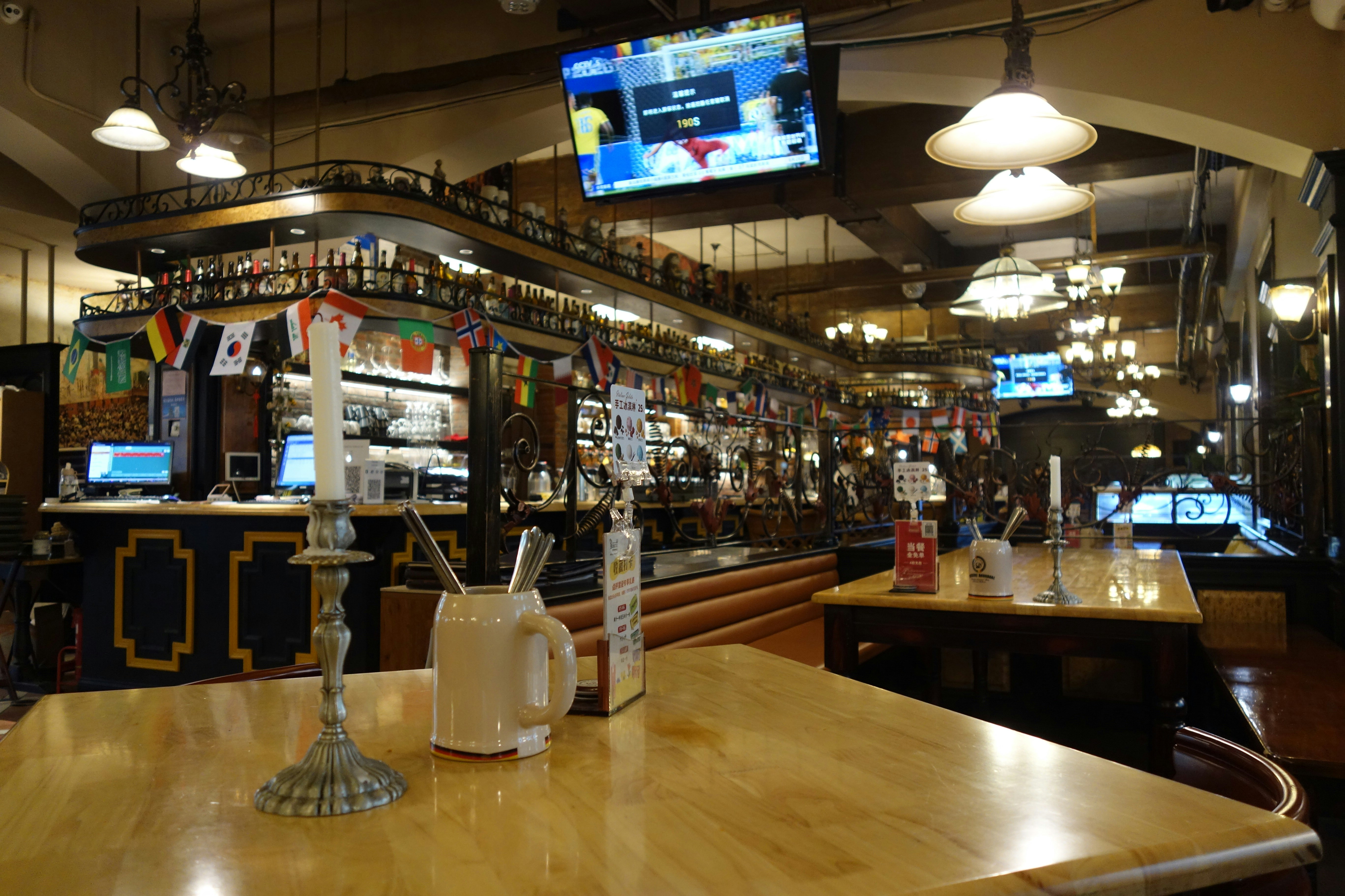 Warm Glow at the Taproom: A Quiet Corner of the Bar