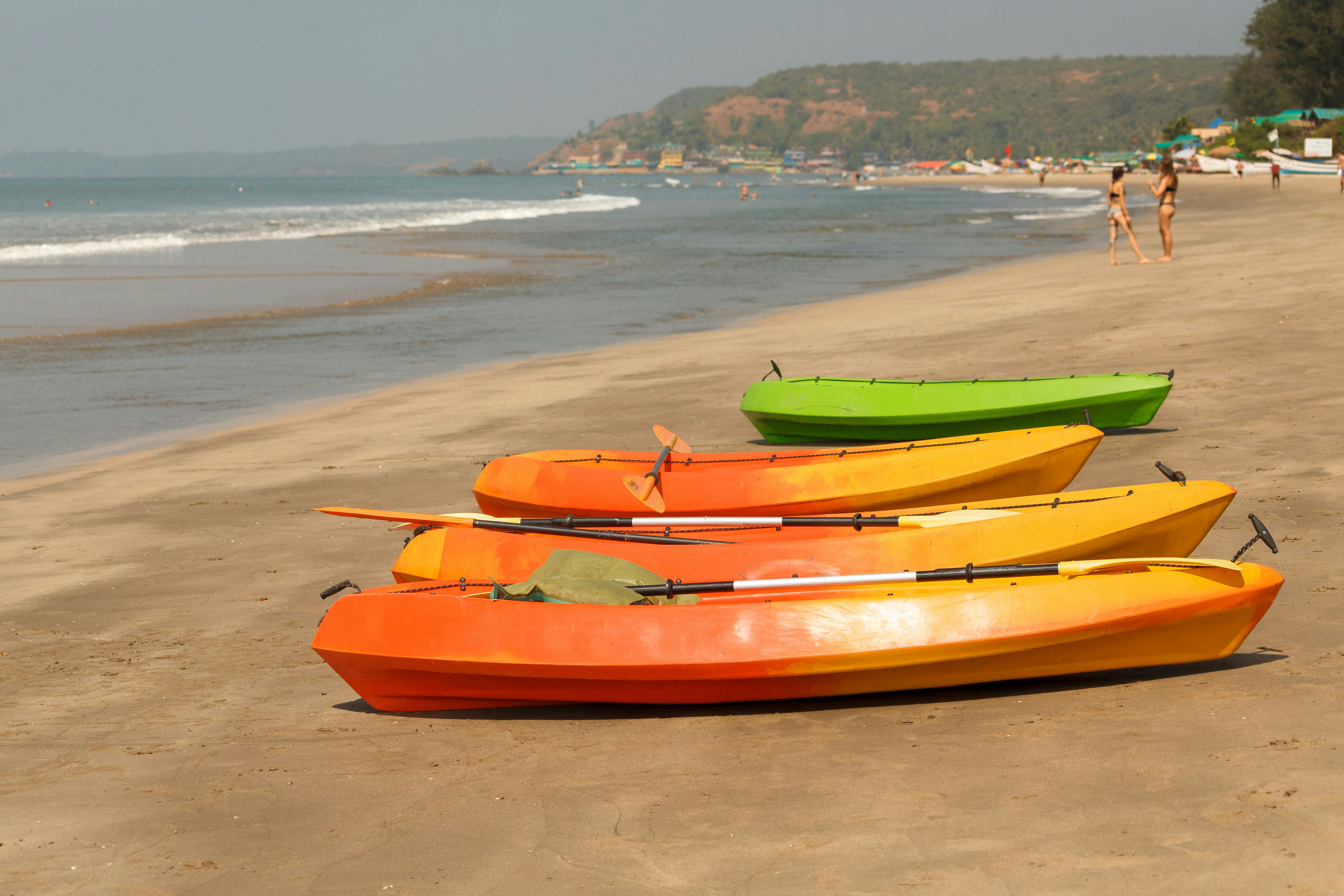 Colorful Boats Resting on the Quiet Shore