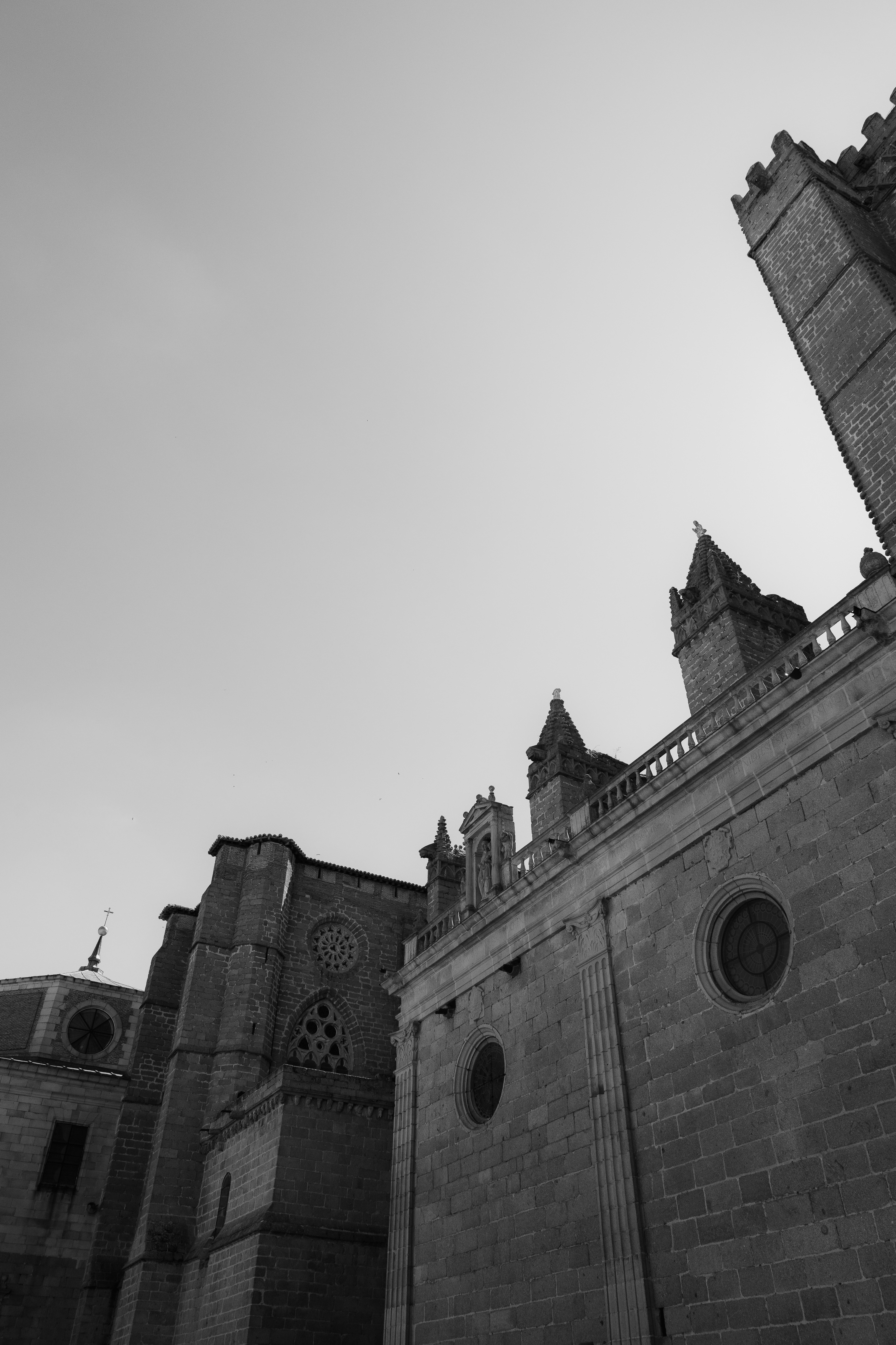 Gothic Facade Reaching Toward the Sky