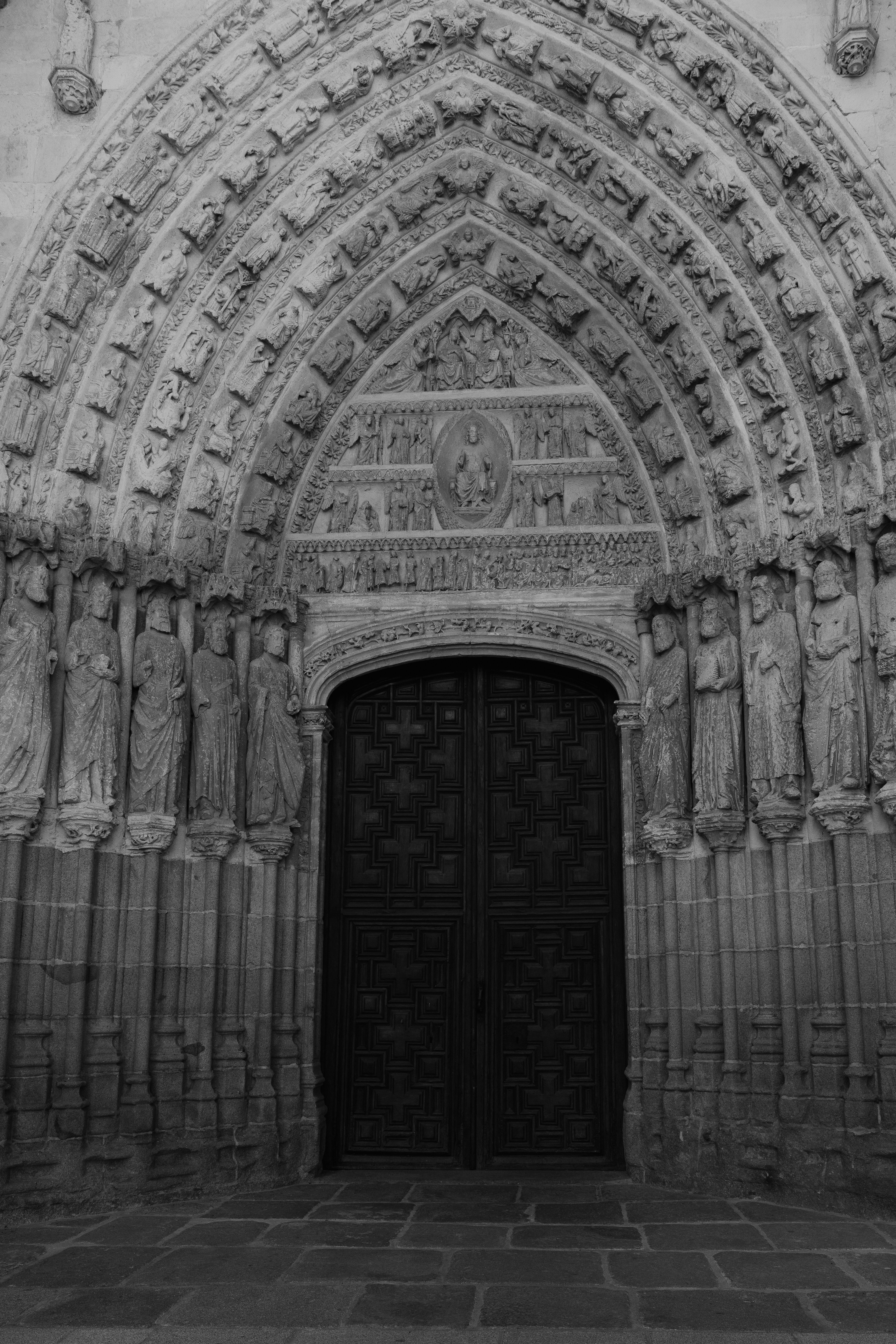 Stone Threshold of Silence: Carved Archway Gate to the Ancient Portal