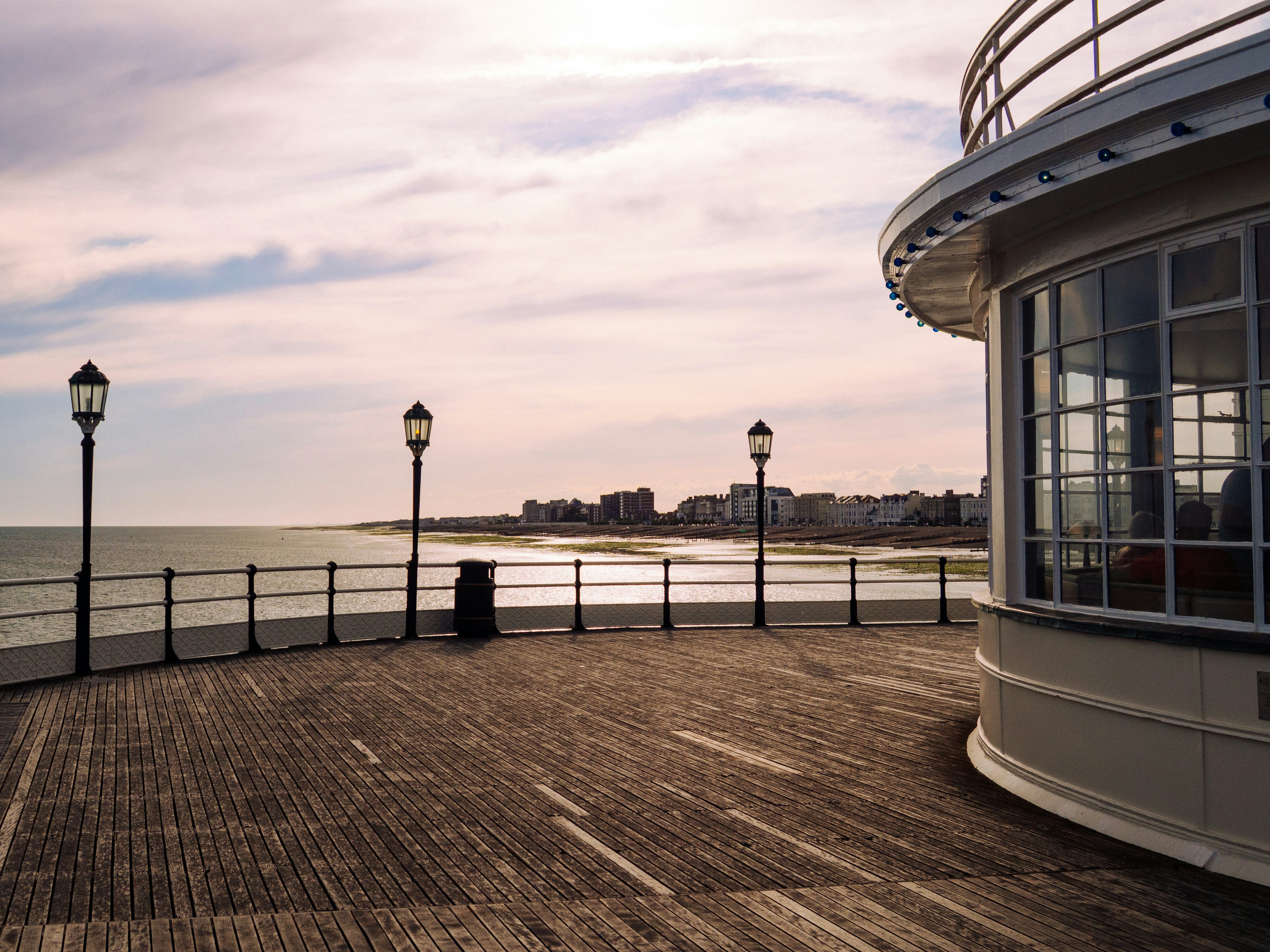 Wrapped by Light: Oceanfront Pier and Lunette Corner