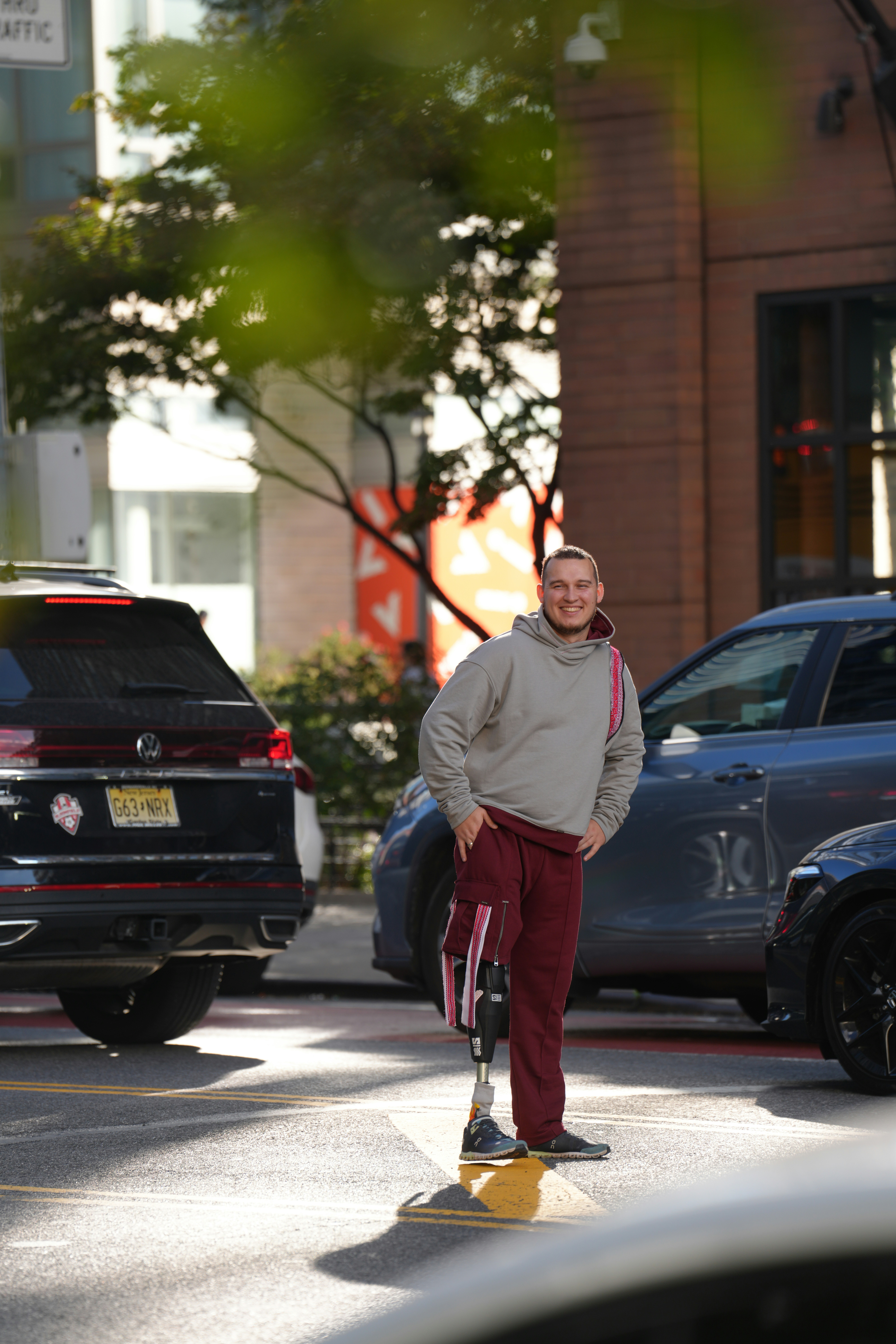 Urban Streetside Portrait: A Gambler's Path
