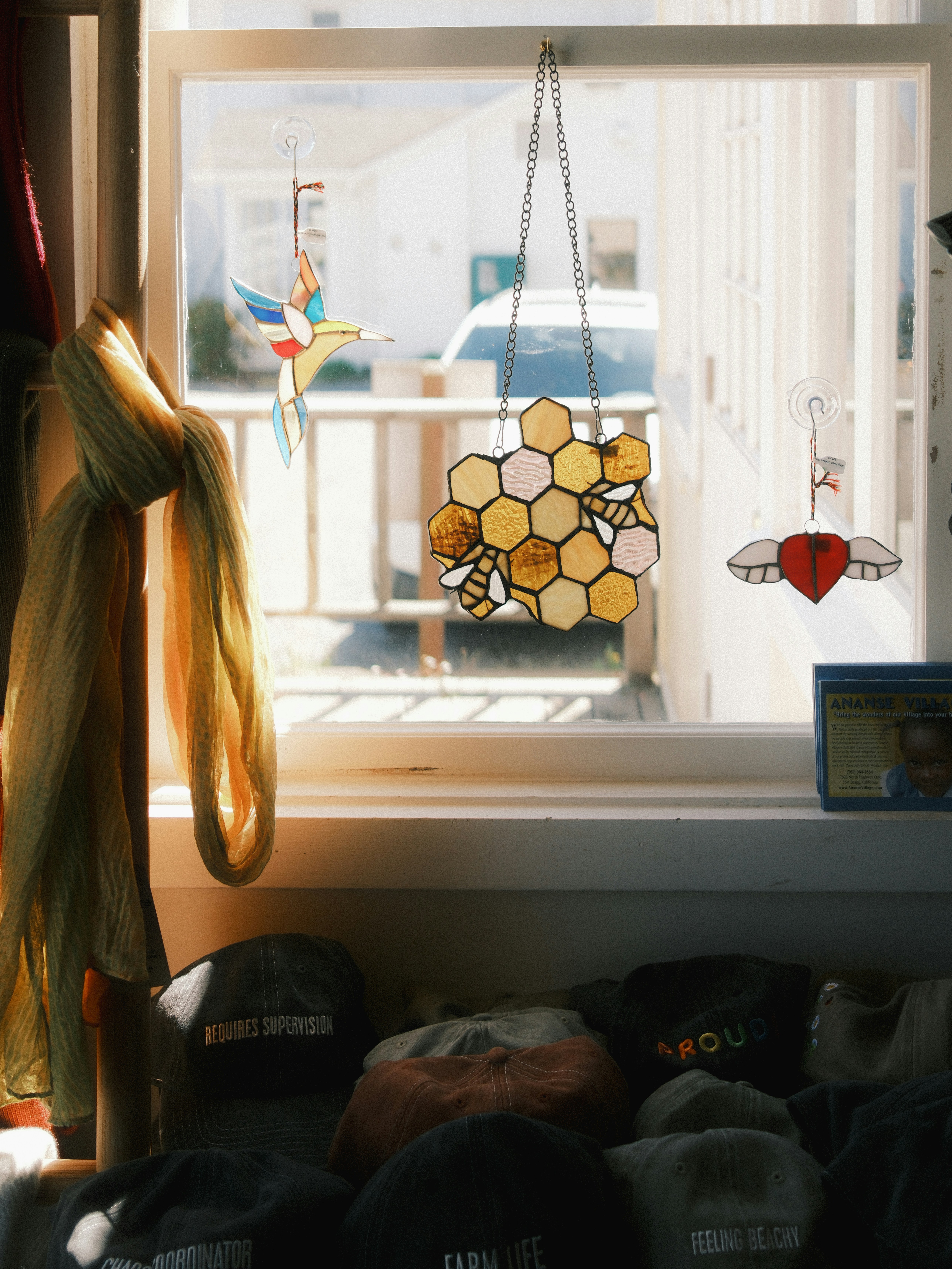 Stained Light in a Sunlit Window