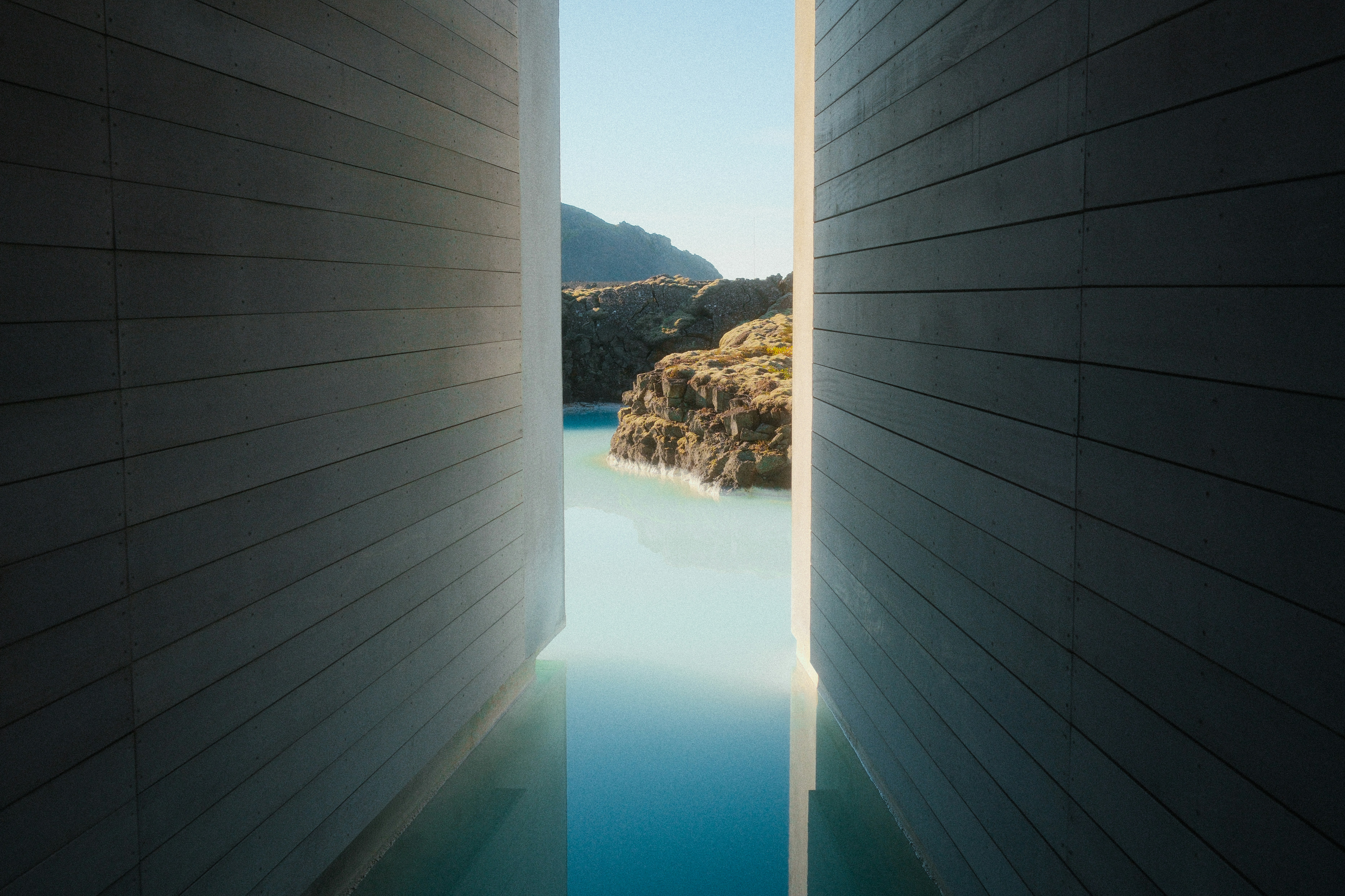 Between Walls to a Hidden Cove