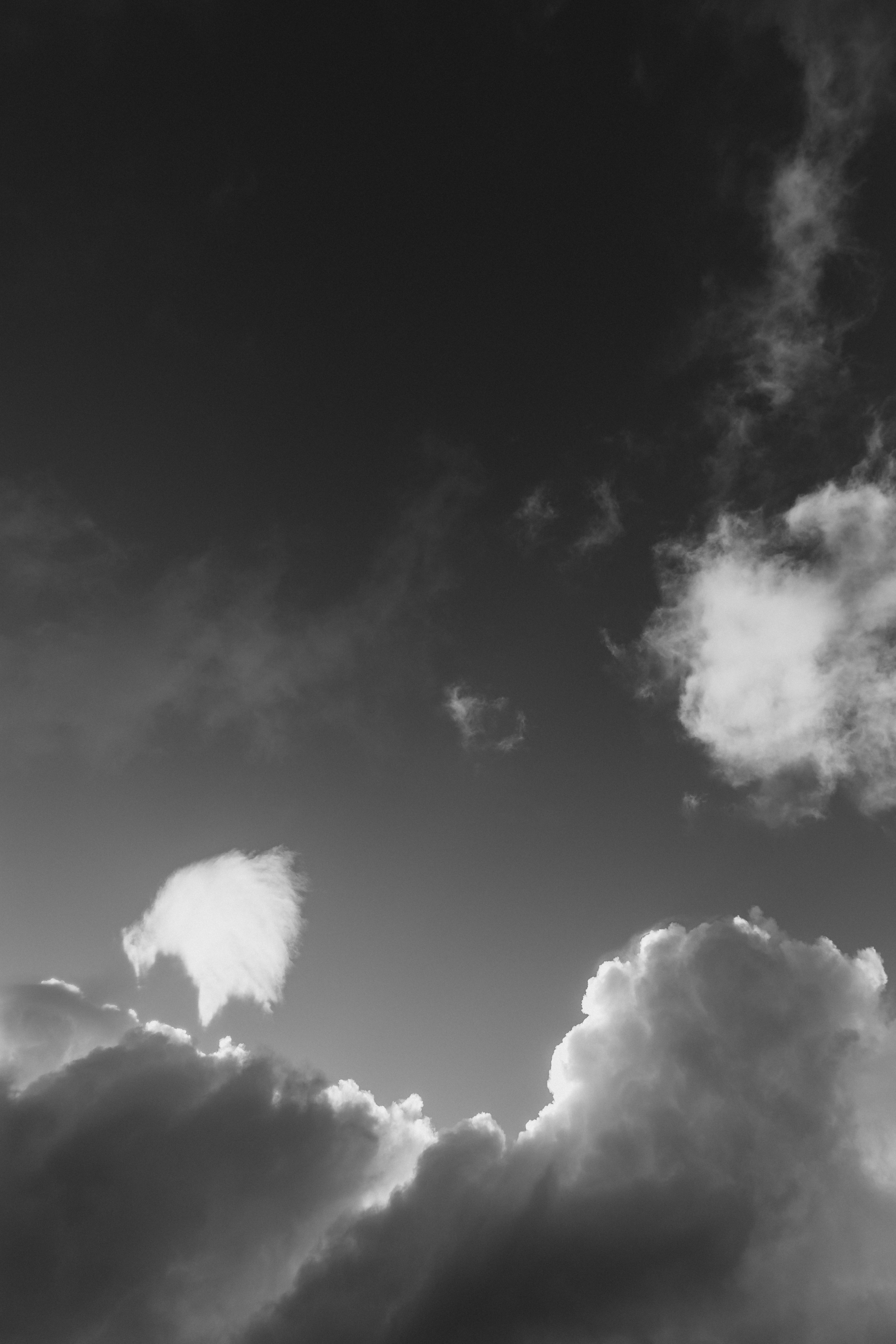 Edge of Light: Cloudscape in Quiet Monochrome
