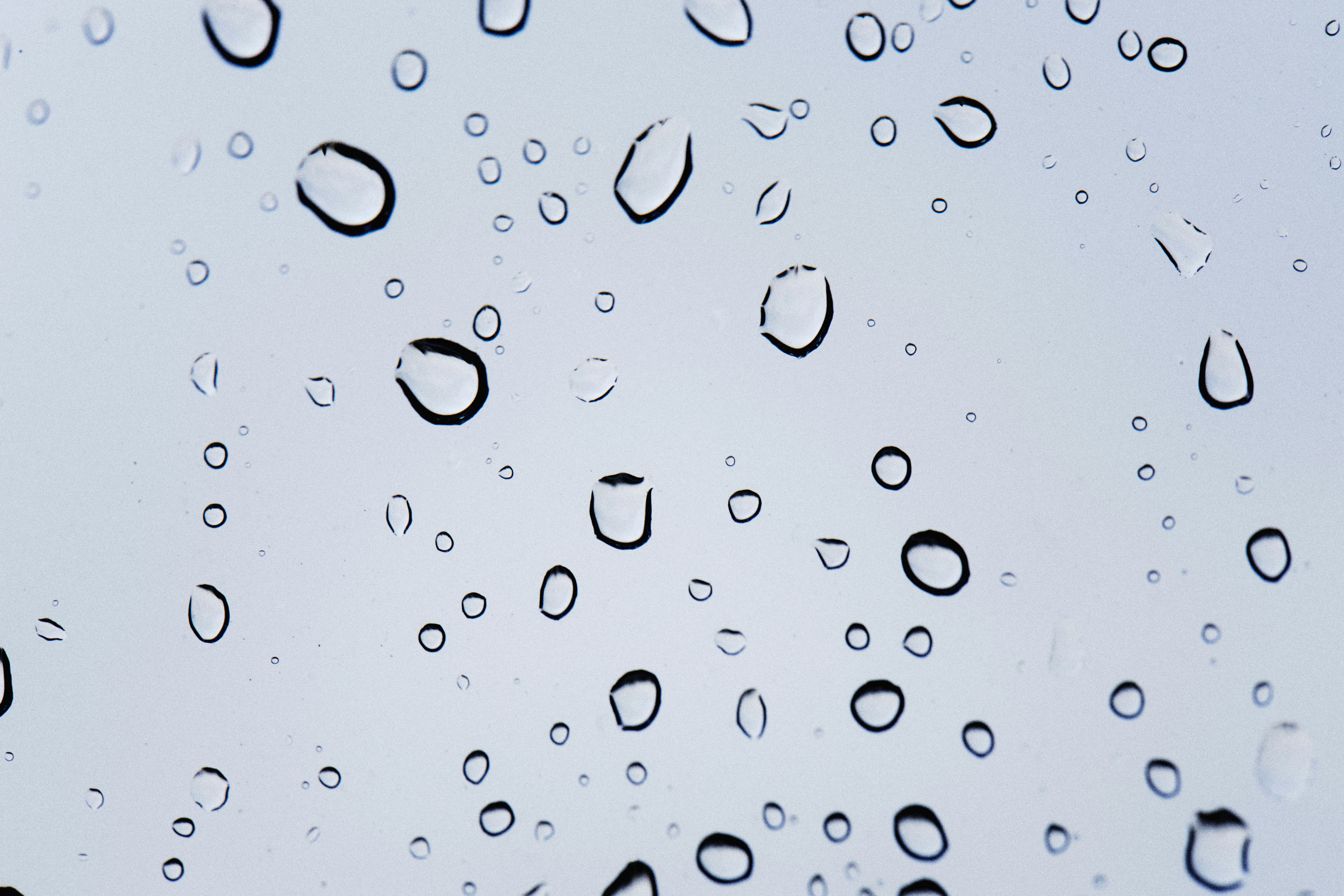 Droplets on Glass: Quiet Rain Studying the Sky