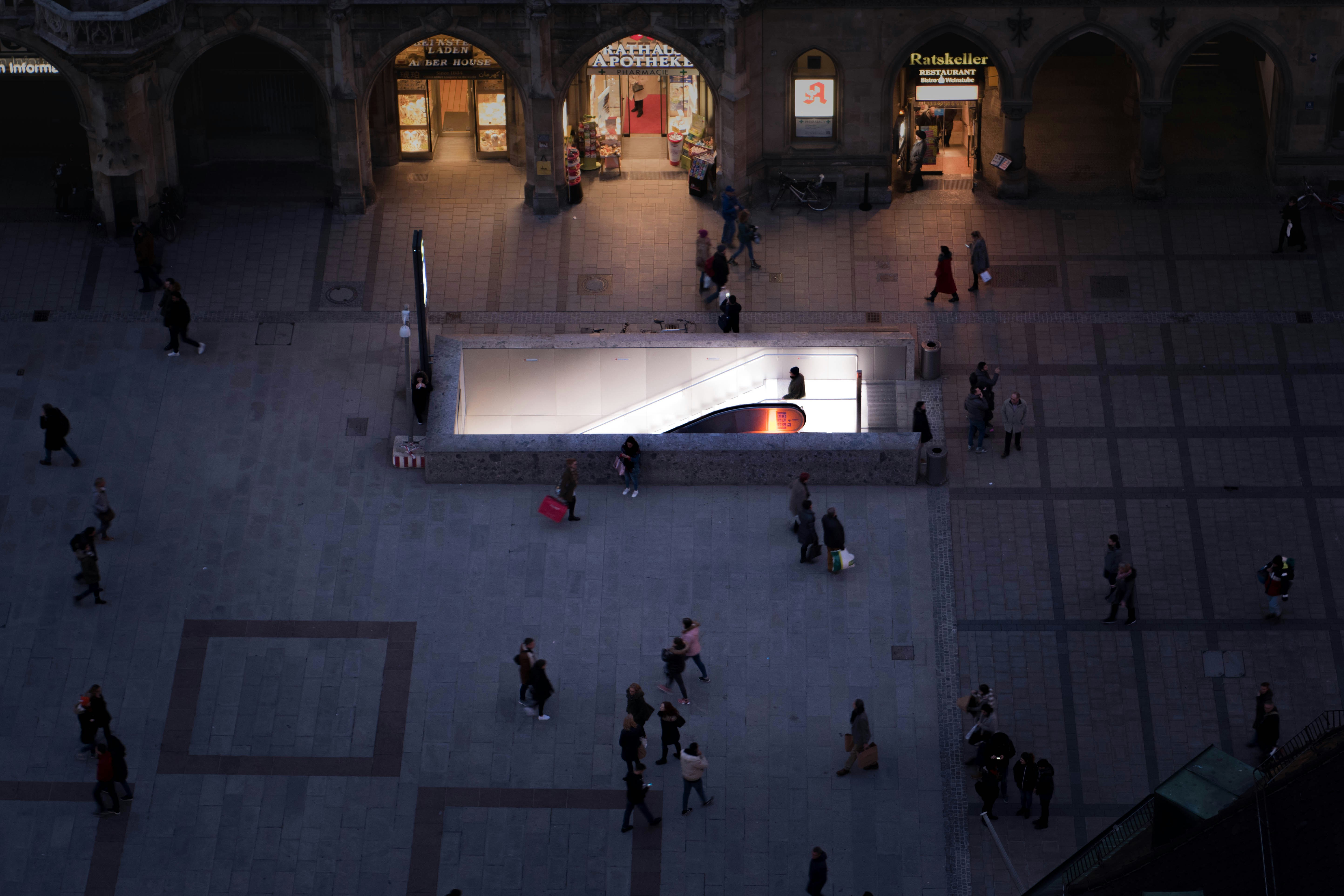Sunken Light: A Quiet Cut Through a Historic Square