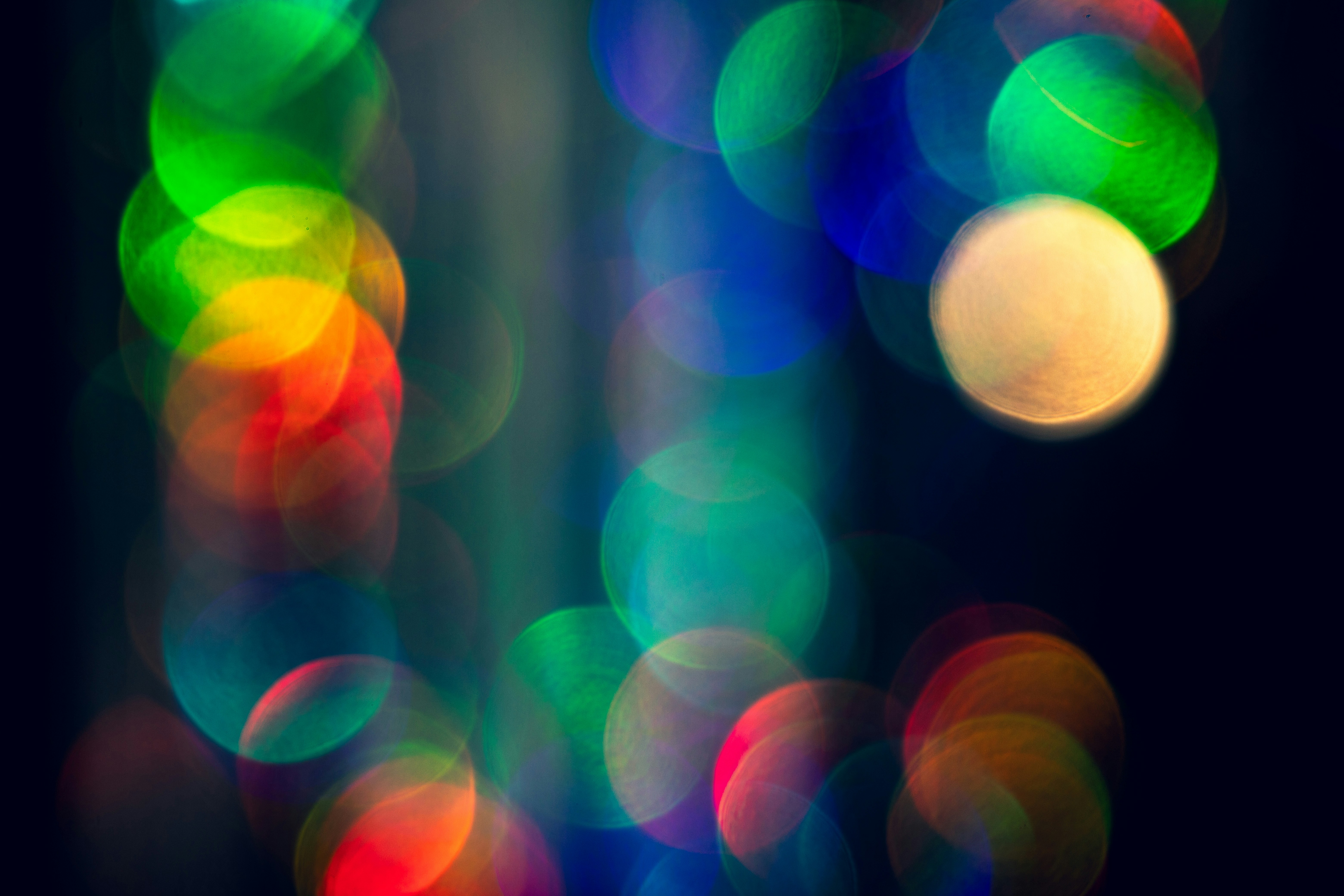 Chromatic Orbs in Soft Focus: Night City Bokeh