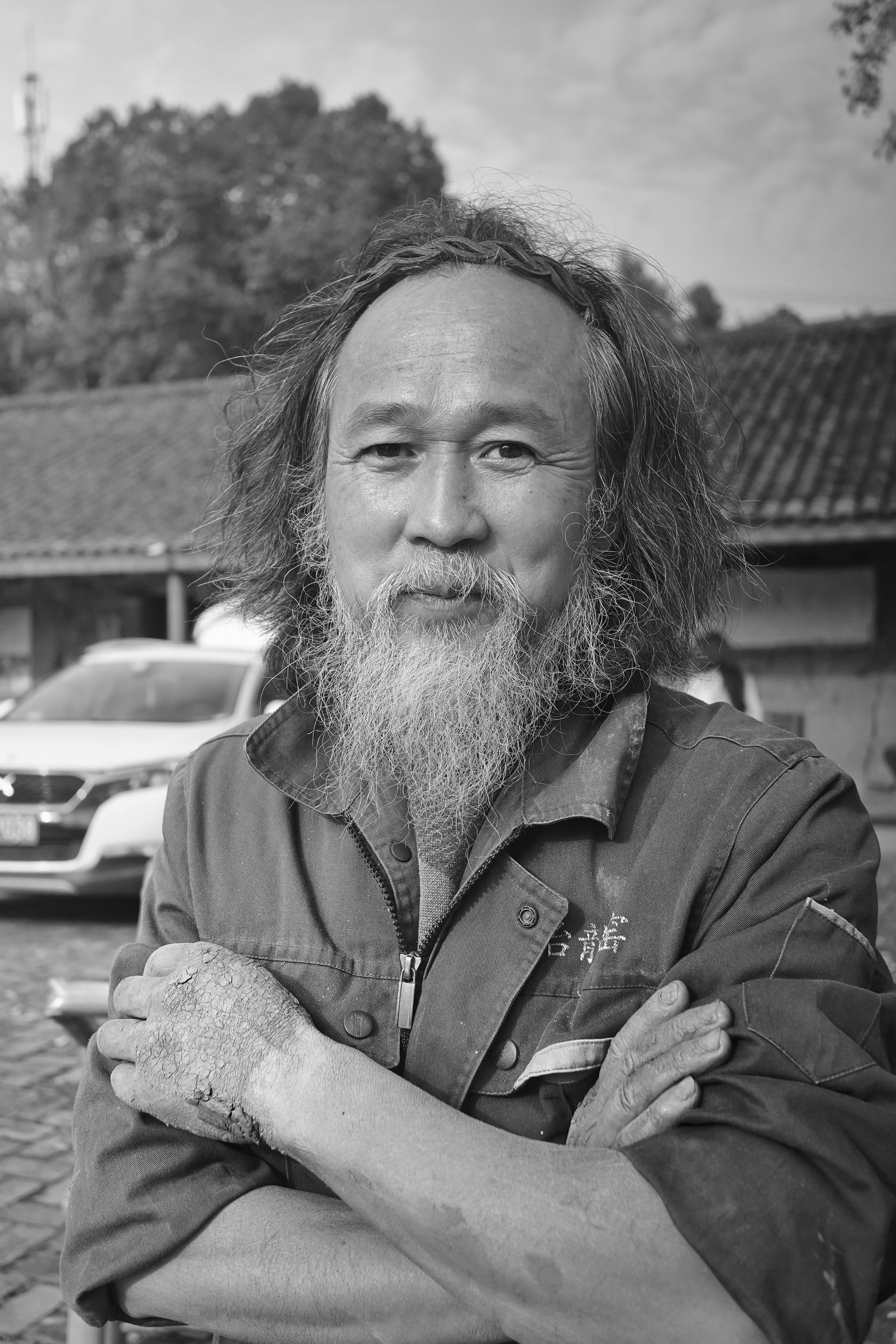 Gruff Wisdom: A Lifelong Worker Stares Down the Lens