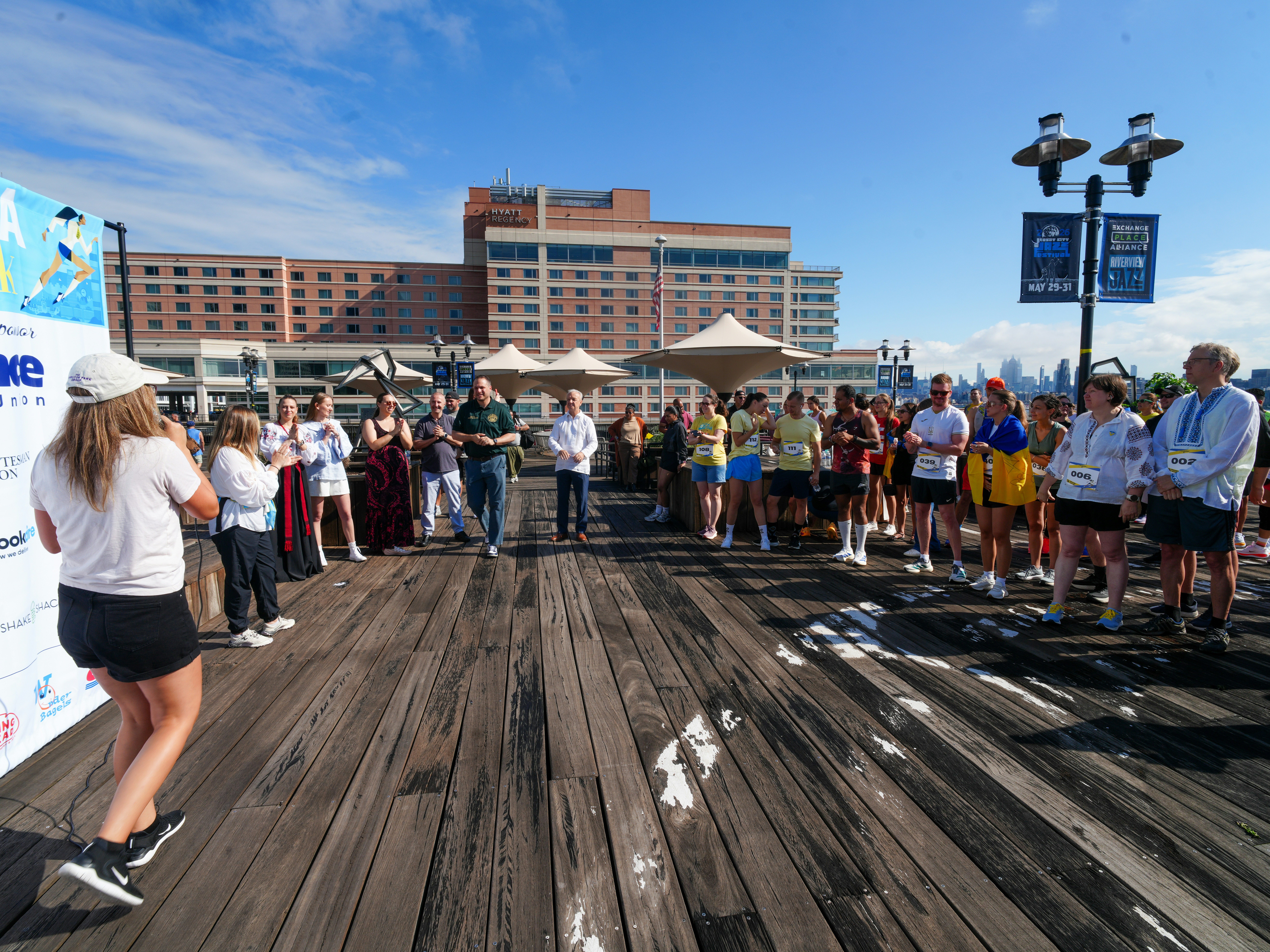 Line of Support on the Waterfront Promenade