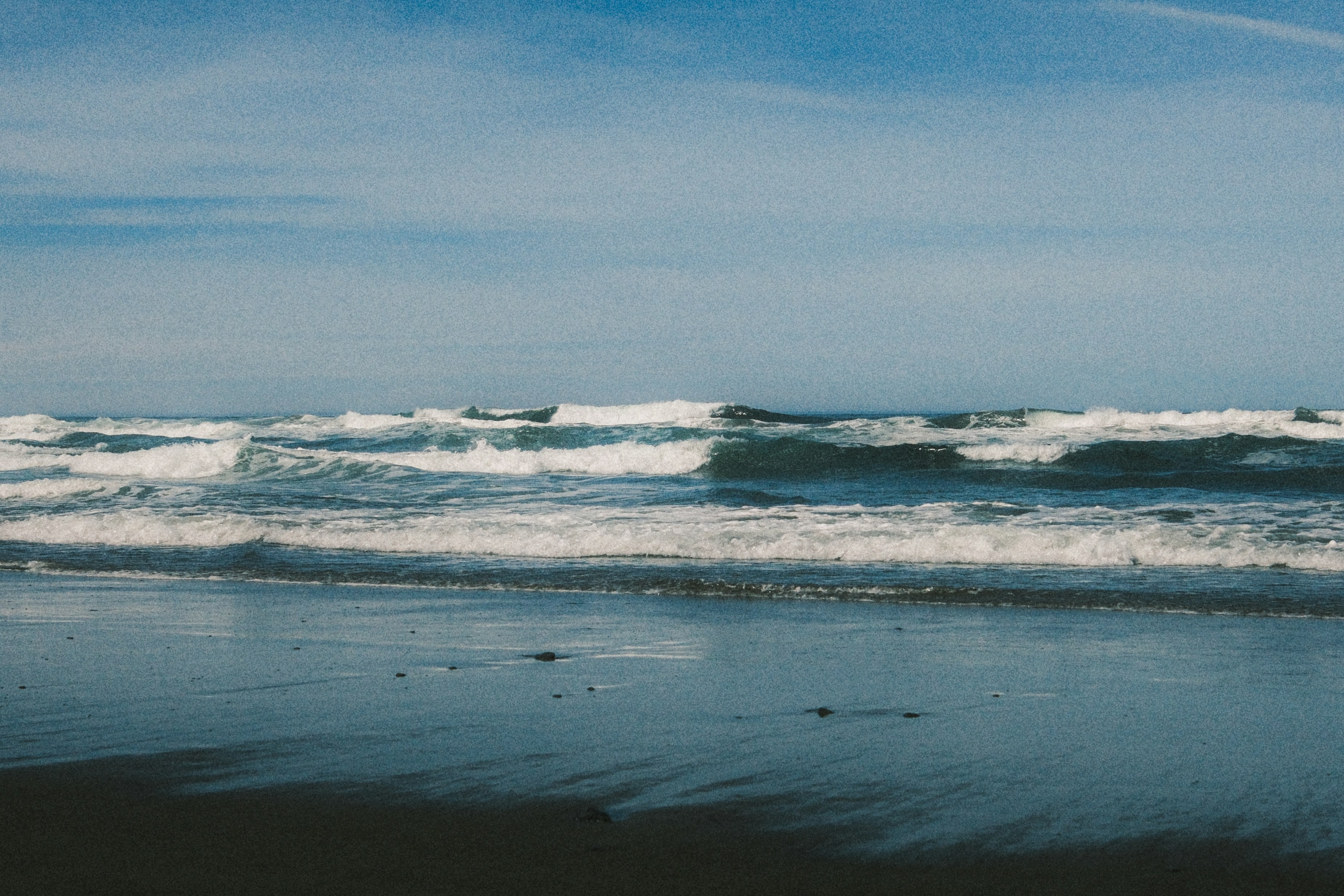 Blue Crest over Quiet Shore