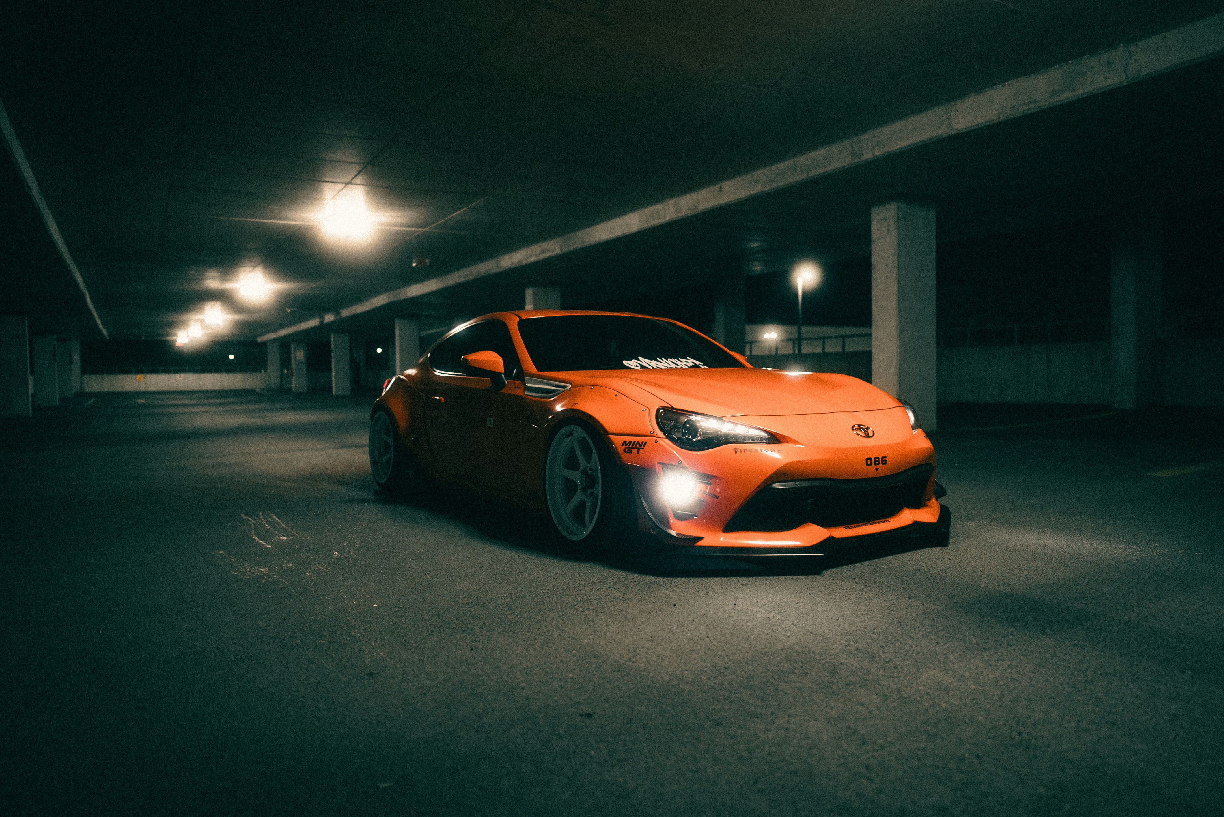 Red Apex in the Underground: A Drift of Light and Steel