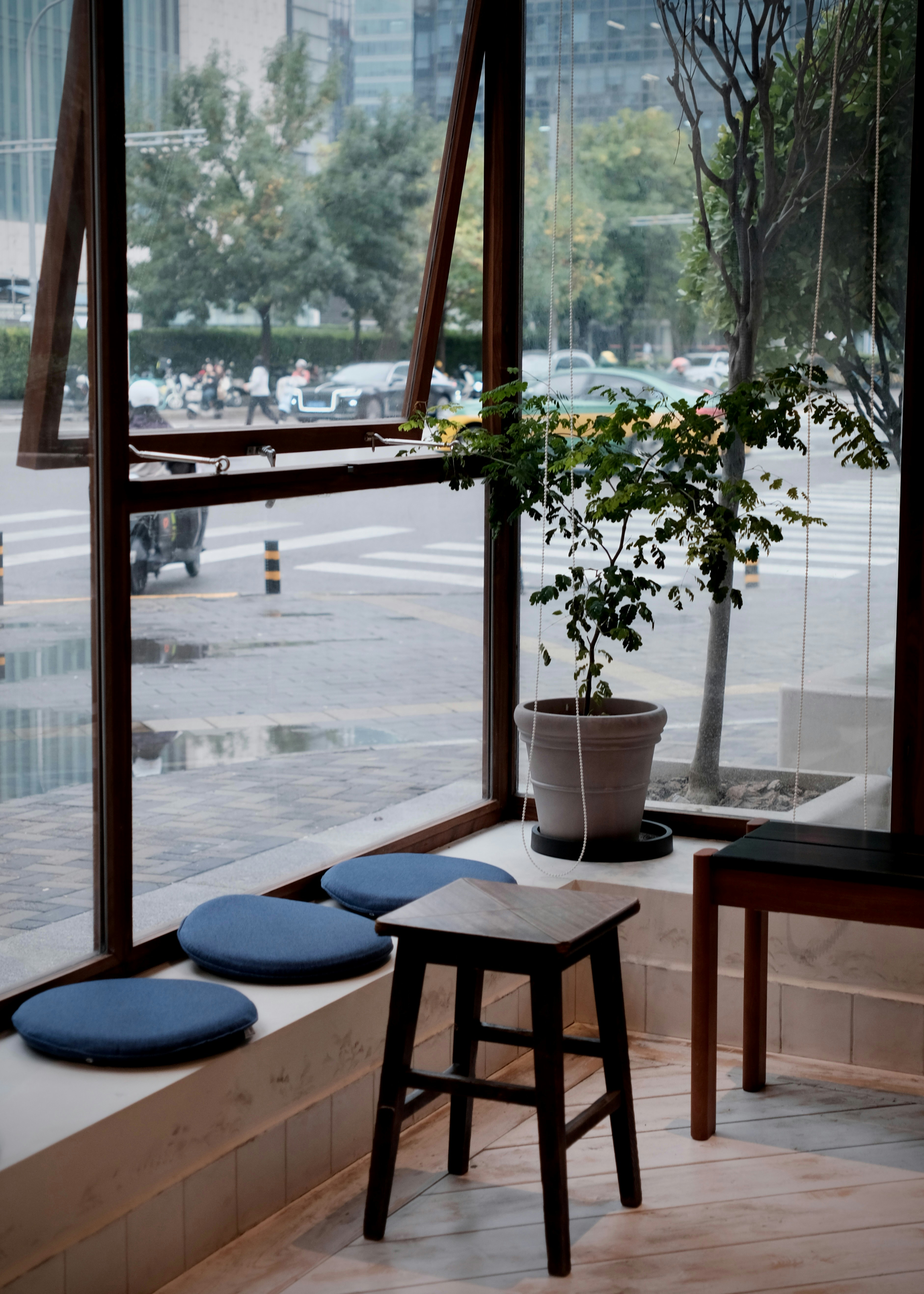 Seat by the Window: Quiet Corner of a Modern Café
