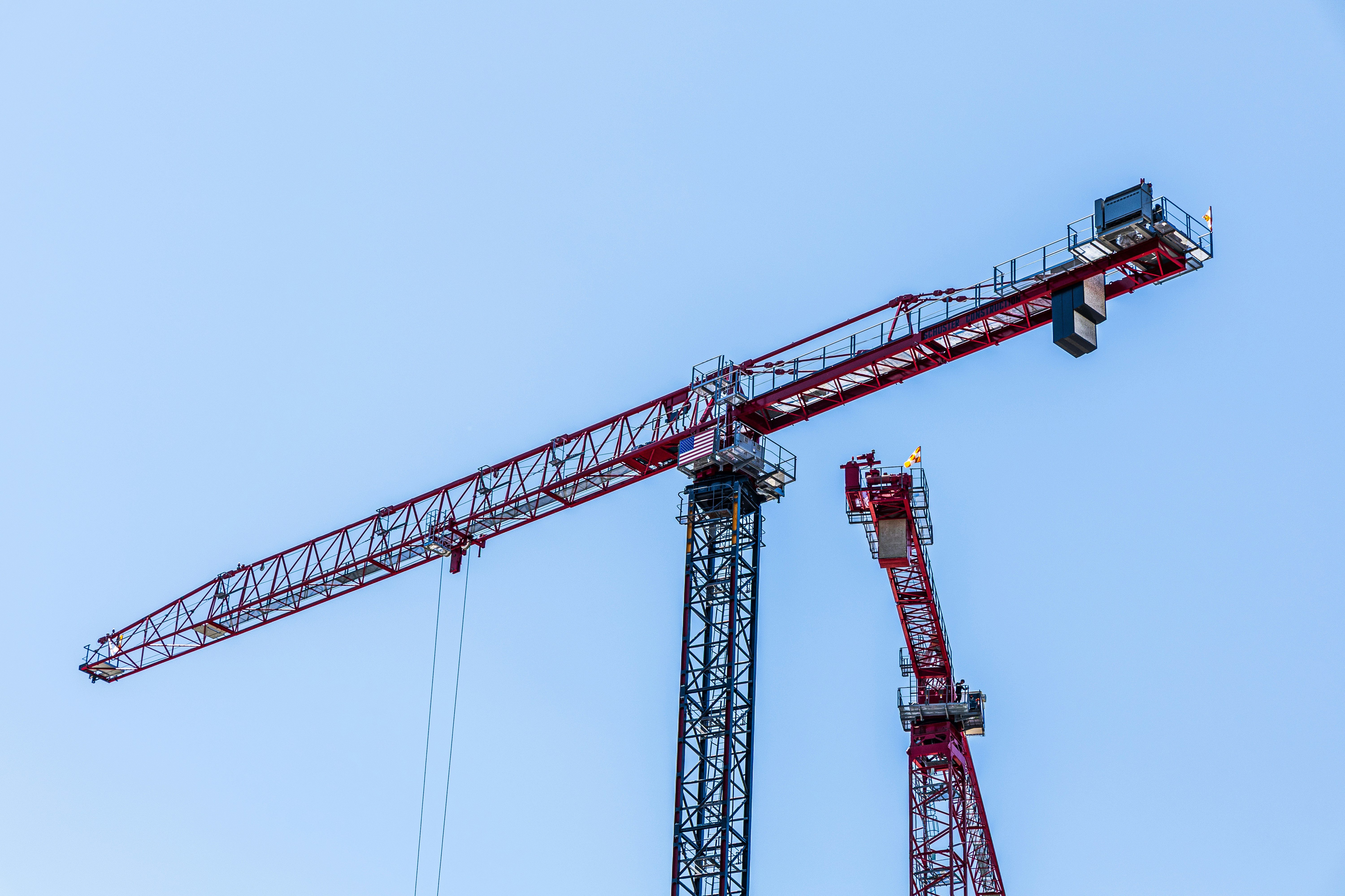 Crane Lines: A Quiet Moment Above the City