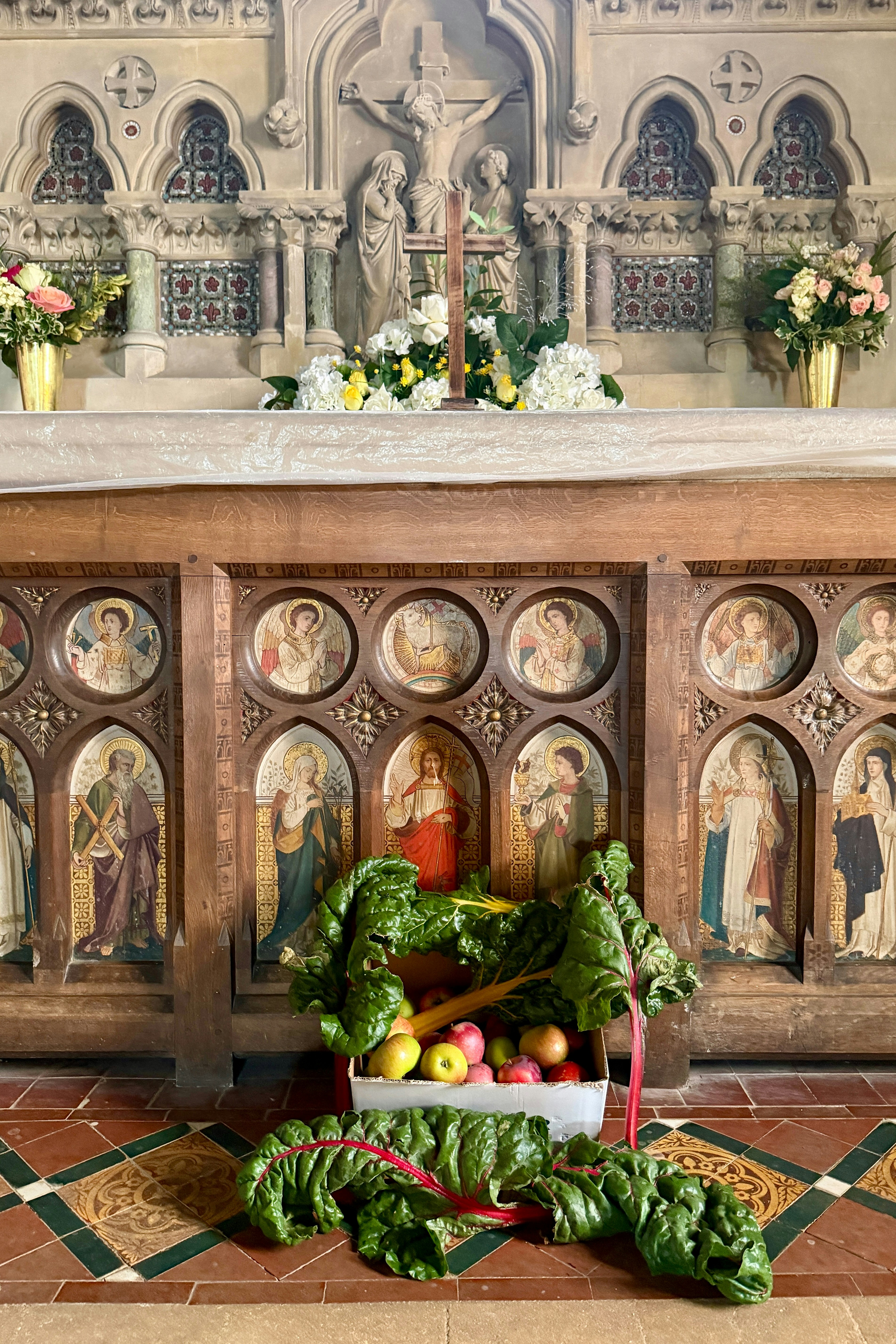 Fruit and Faith: Fresh Produce at the Altar