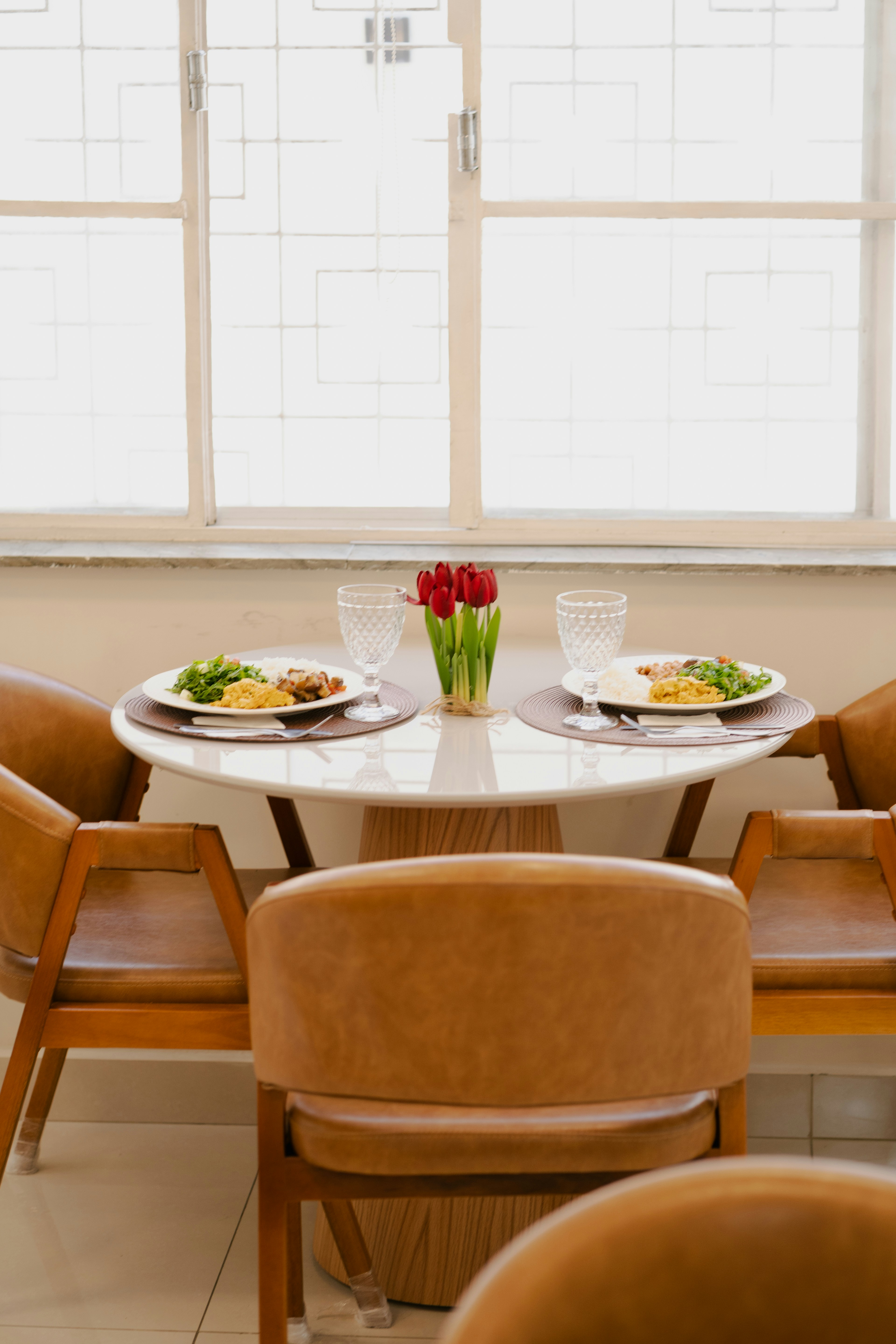 Tulips at the Table: Quiet Morning Feast