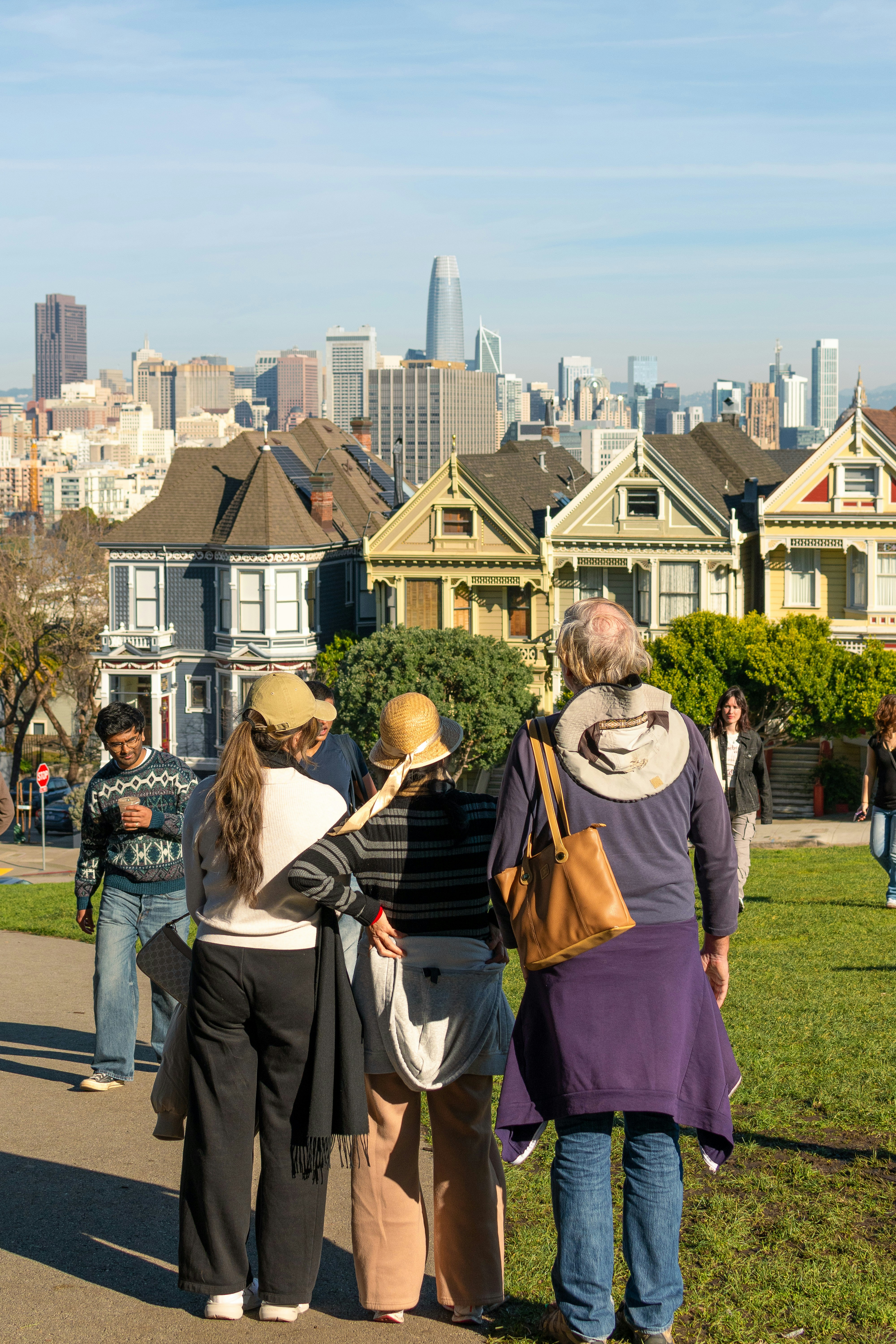 Golden Hour Gathering on the Painted Ladies Hill