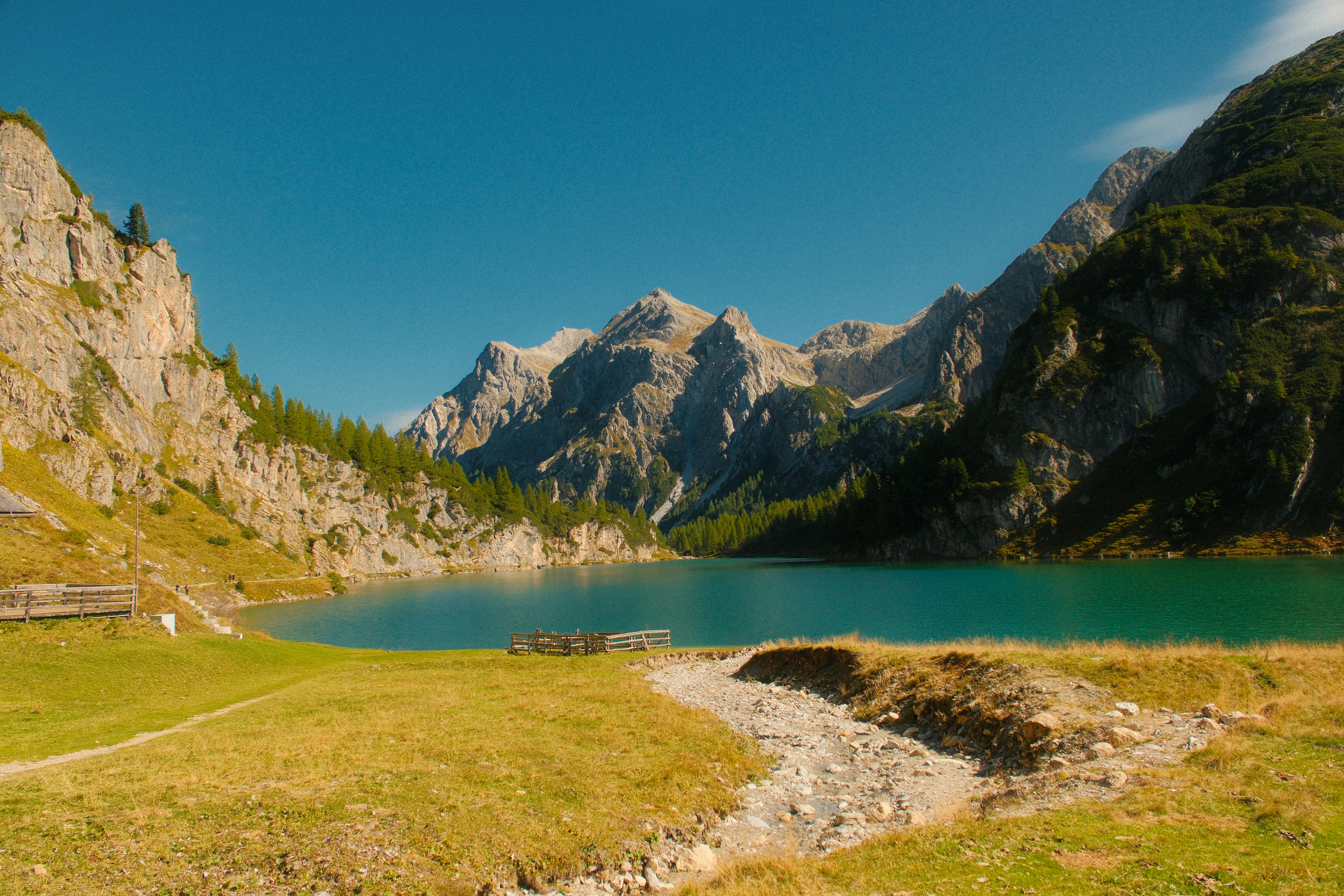 Emerald Lake Under Alpine Resolve